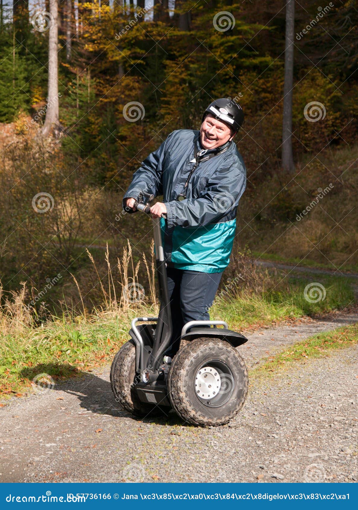 Man having fun on segway stock photo. Image of relaxing - 57736166