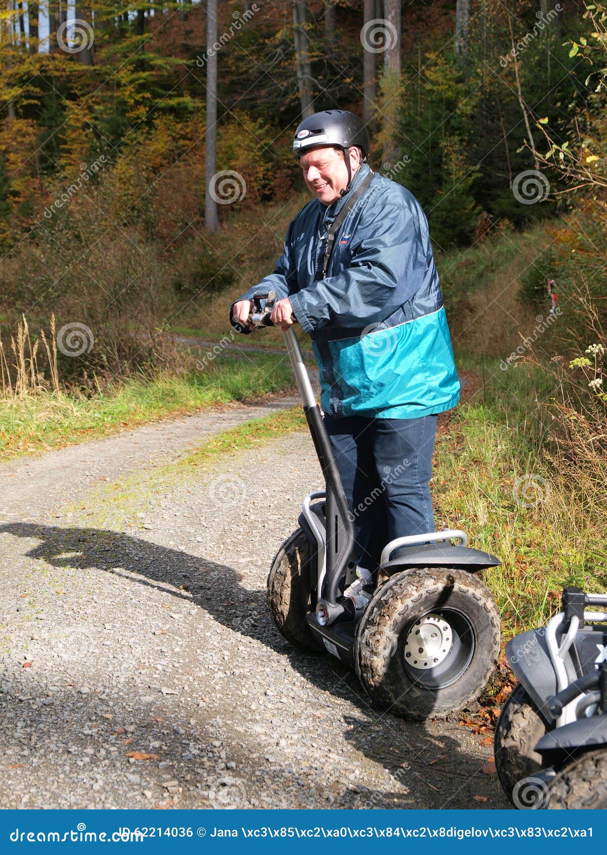 Man having fun on segway stock photo. Image of modern - 62214036