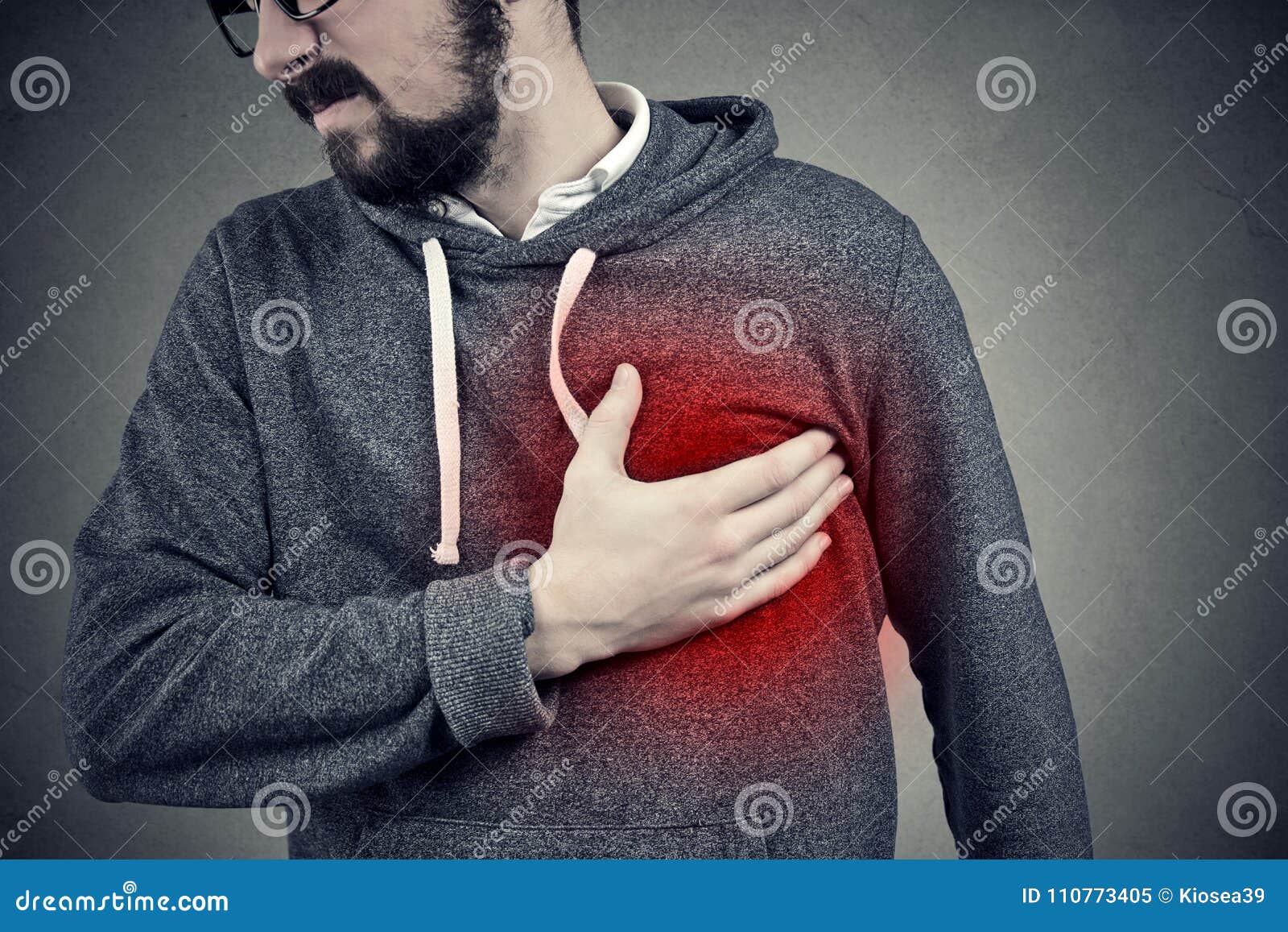 Man having a heart attack stock image. Image of concept - 110773405