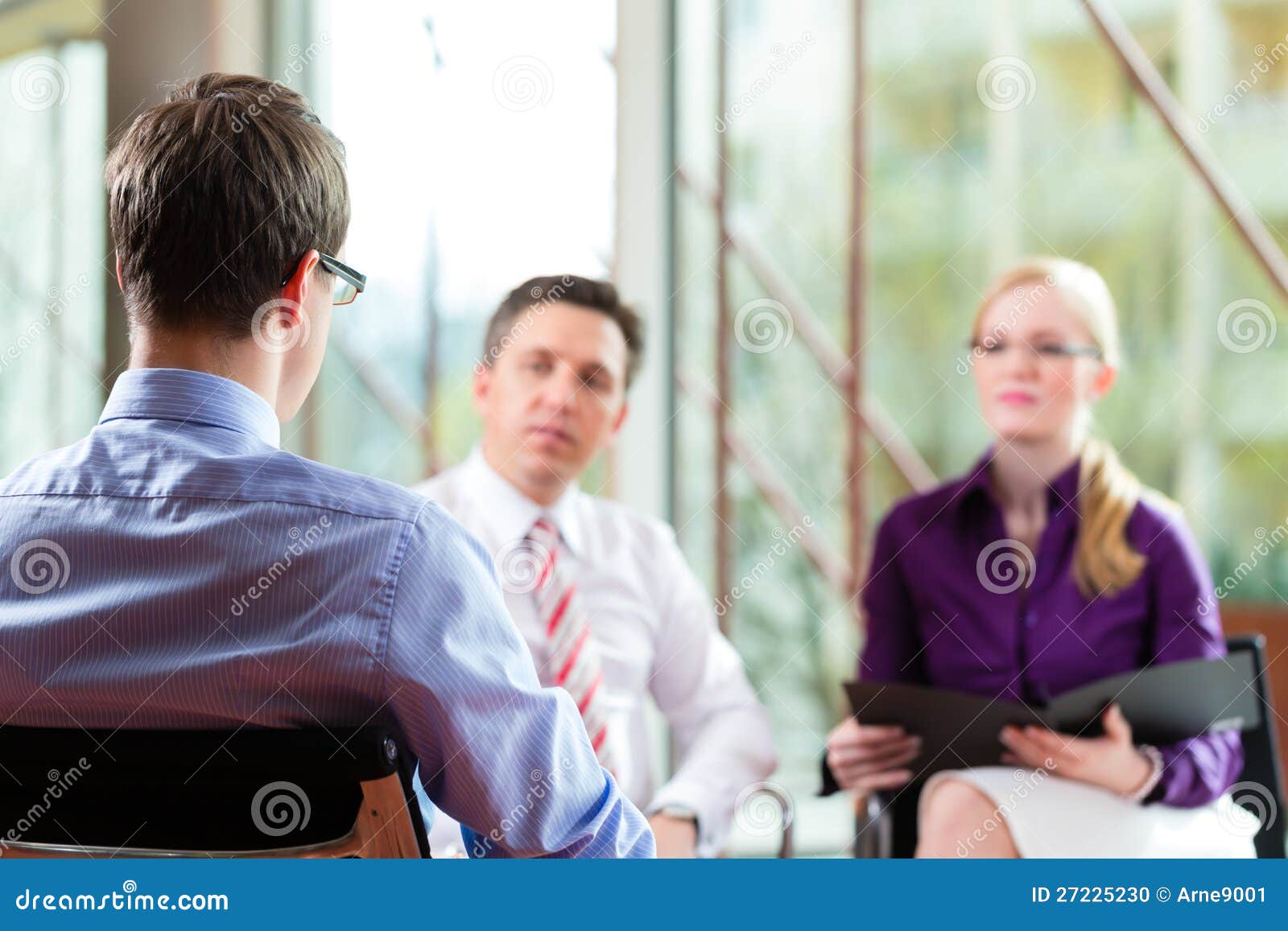 Man Having an Interview with Manager Stock Photo - Image of adviser ...
