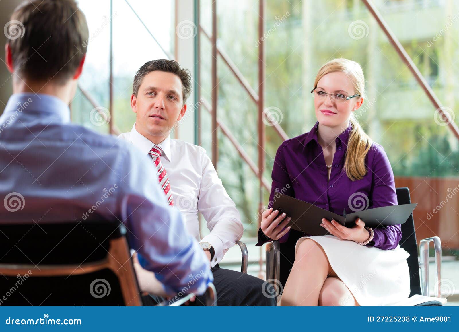 Man Having an Interview with Manager Stock Photo - Image of leadership ...