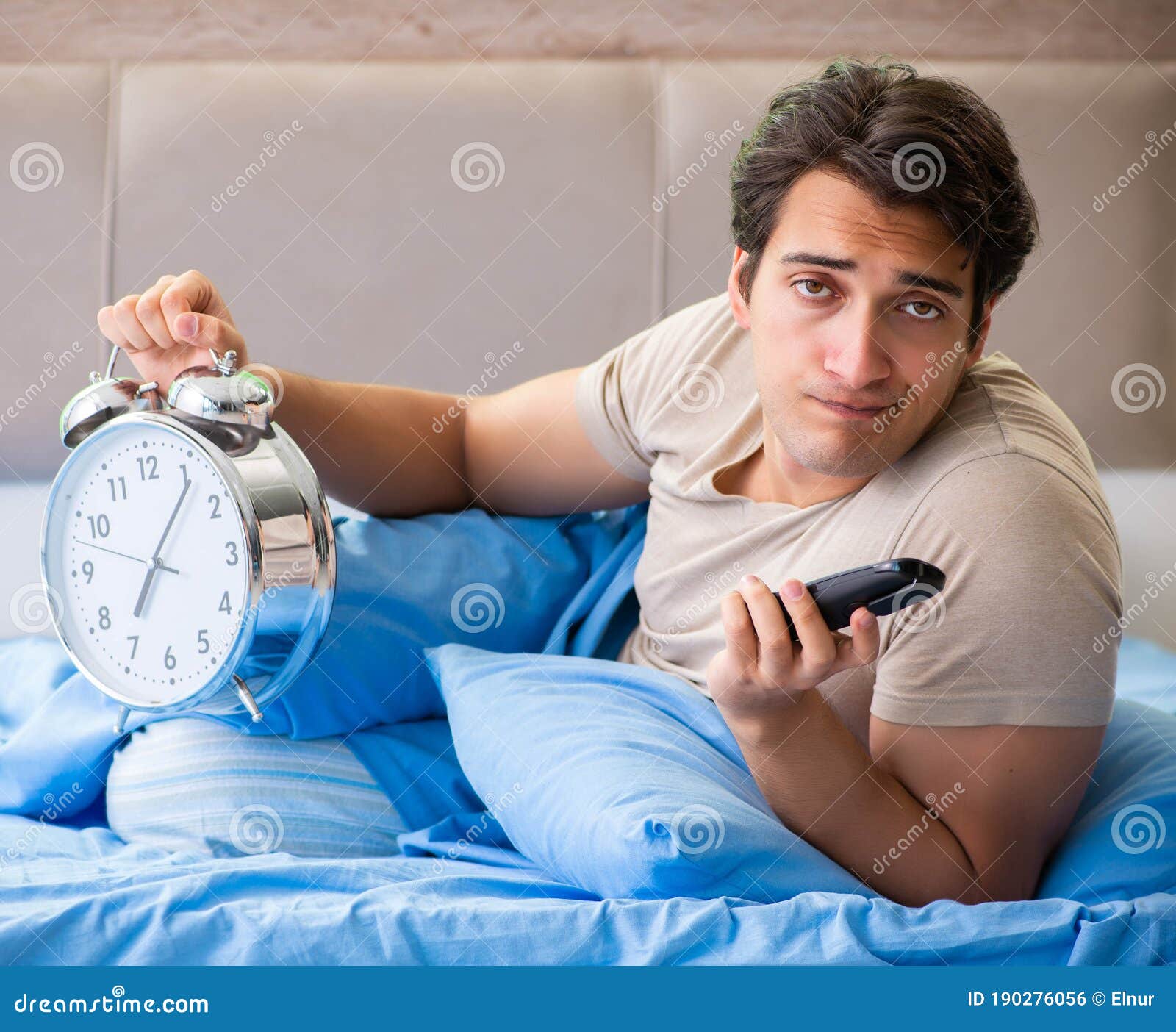 Man Having Trouble with His Sleep Stock Photo - Image of clock, awake ... Man Having Trouble with His Sleep Stock Photo - Image of clock, awake ...