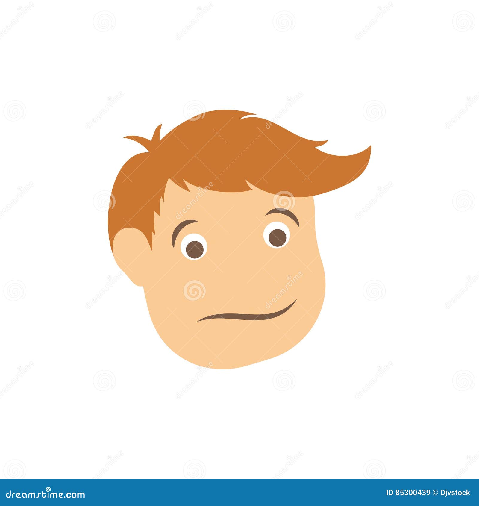 Man head cartoon stock illustration. Illustration of cartoon - 85300439