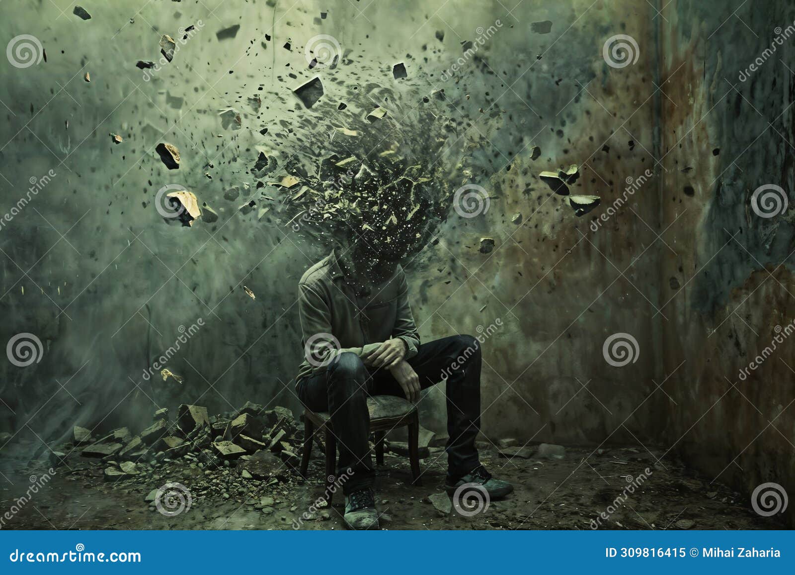 Head Exploding Royalty-Free Stock Photography | CartoonDealer.com #18316703