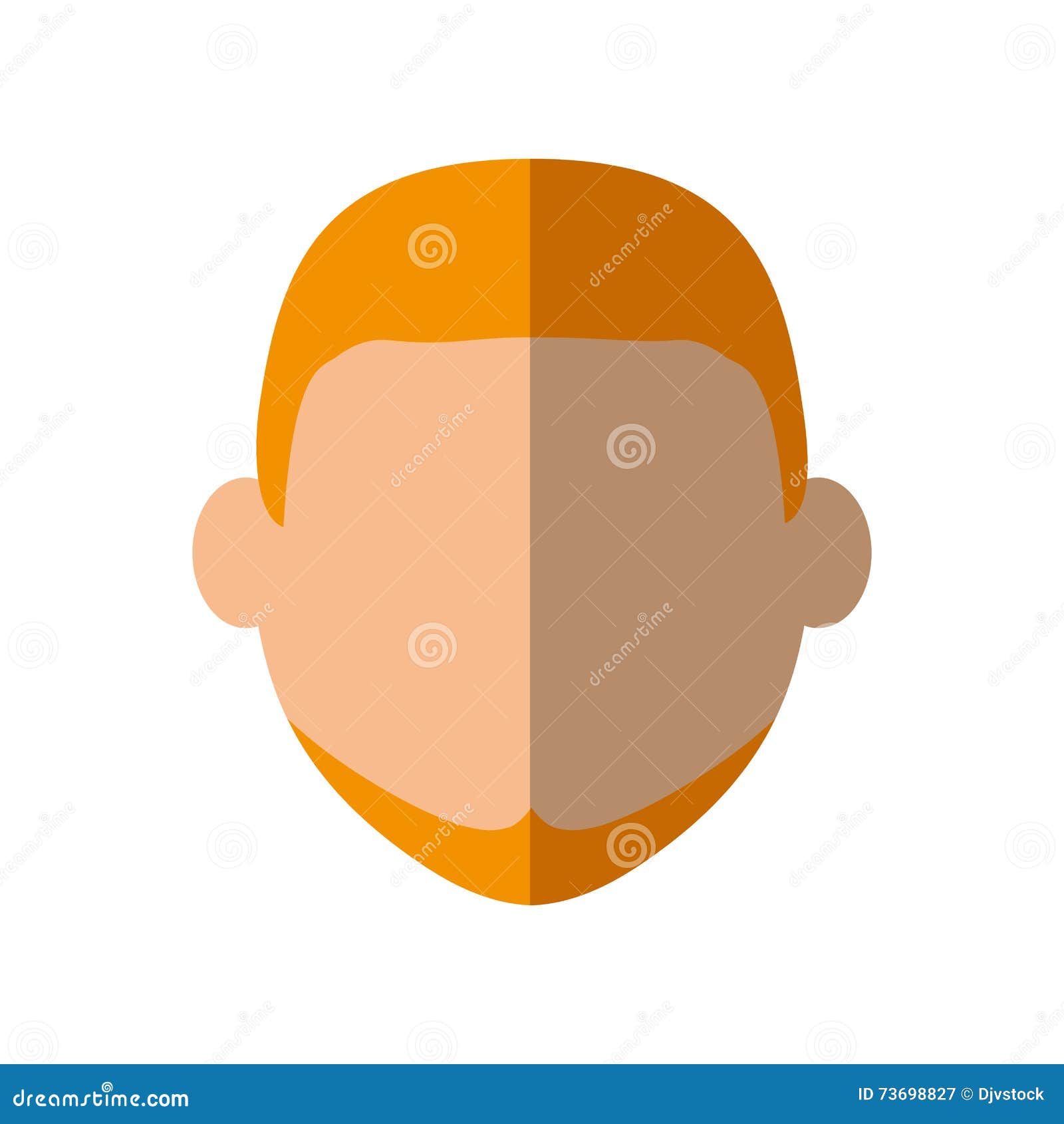 Man Head Icon. Person Design. Vector Graphic Stock Illustration ...
