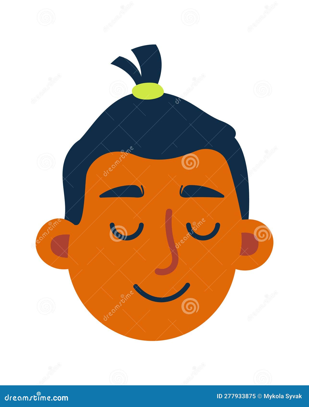 Man Head Icon stock vector. Illustration of male, people - 277933875