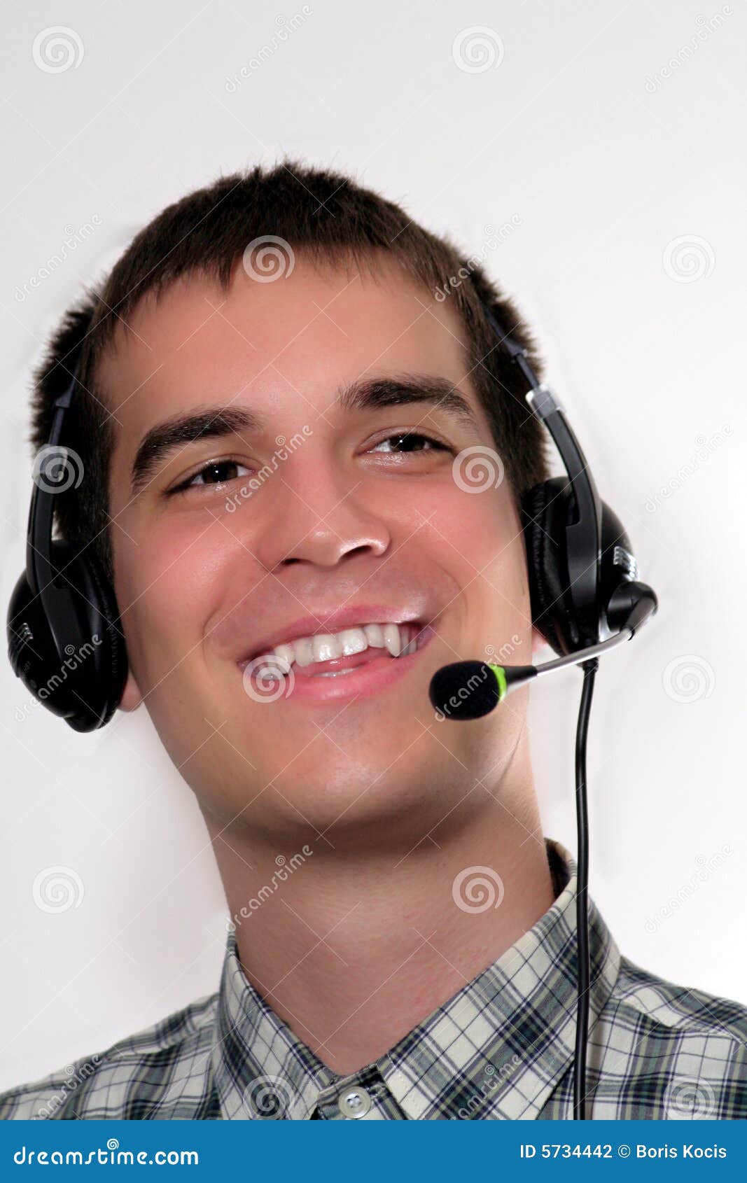 Man with headset stock photo. Image of assistant, communication - 5734442 Man with headset stock photo. Image of assistant, communication - 5734442
