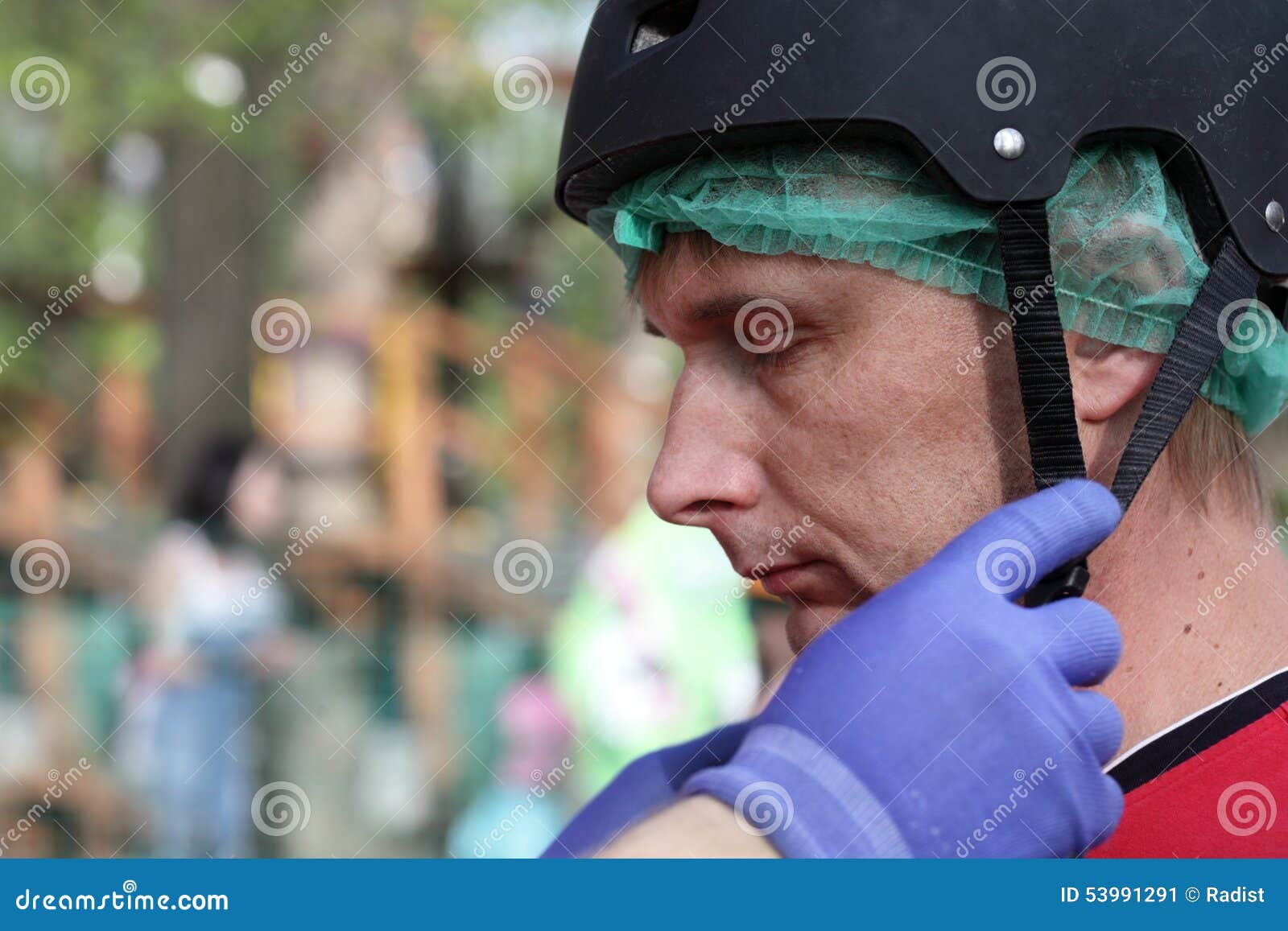 Man in helmet stock image. Image of concept, black, conquering - 53991291
