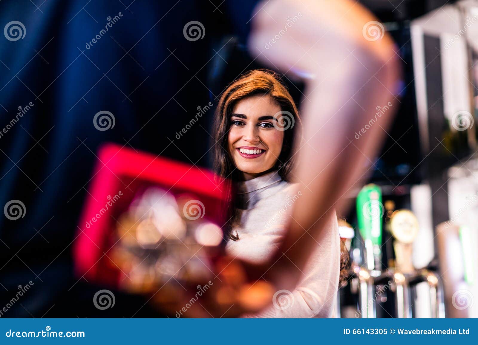 Man Hiding Gift Box Behind Back Stock Image - Image of interacting ...