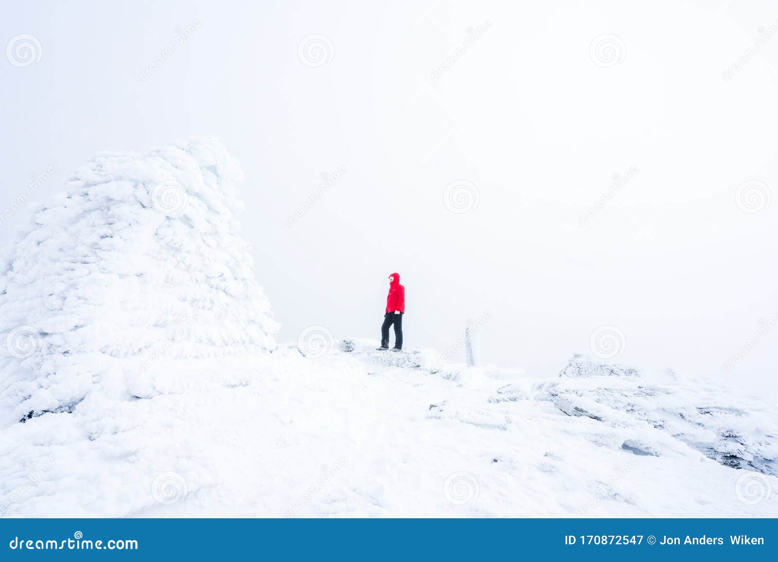 A Man/hiker with Red Jacket and Norwegian Flag on His Chest Stock Image ... A Man/hiker with Red Jacket and Norwegian Flag on His Chest Stock Image ...