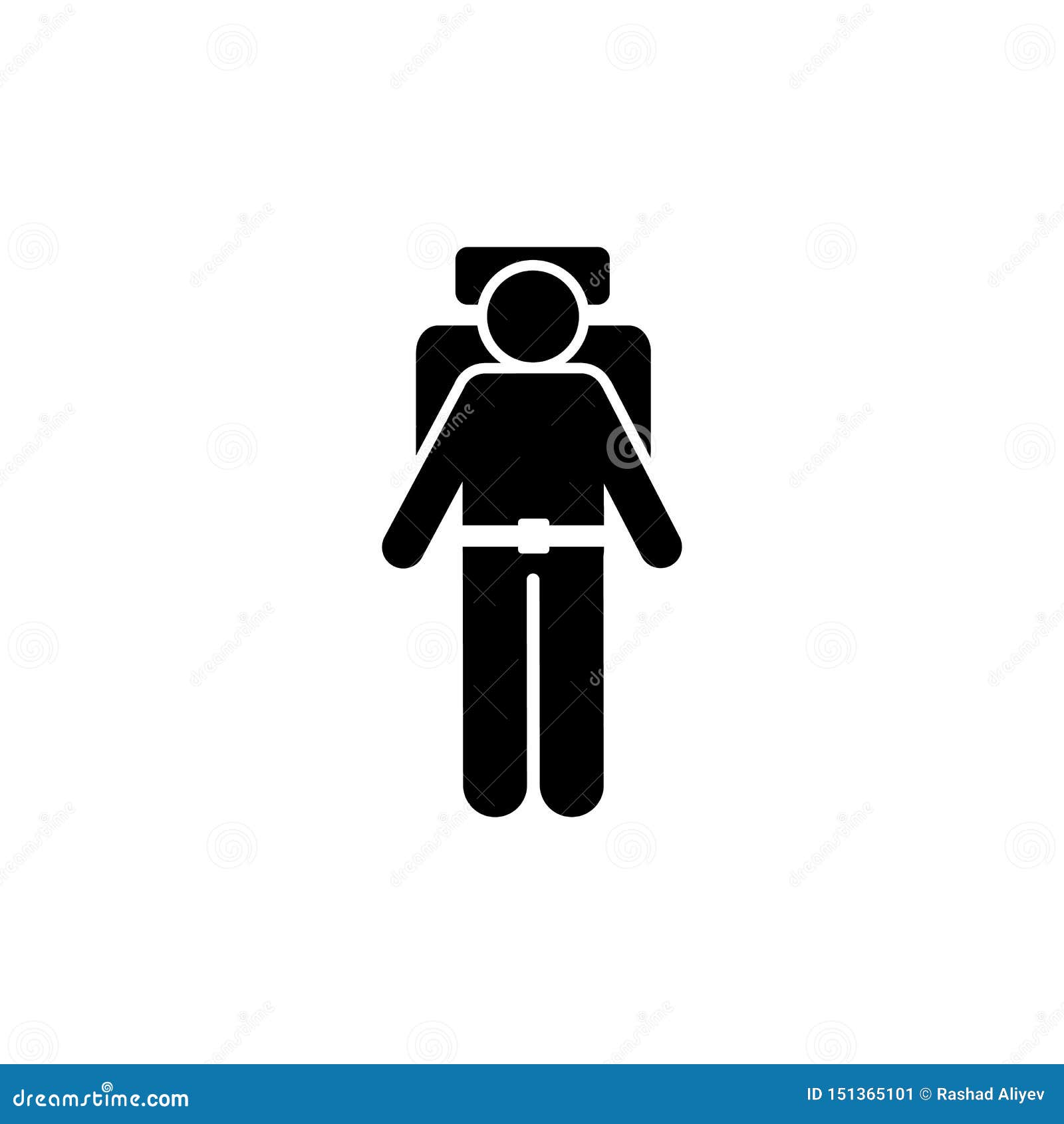 Man Hiking Adventure Icon. Element of Pictogram Adventure Illustration ...