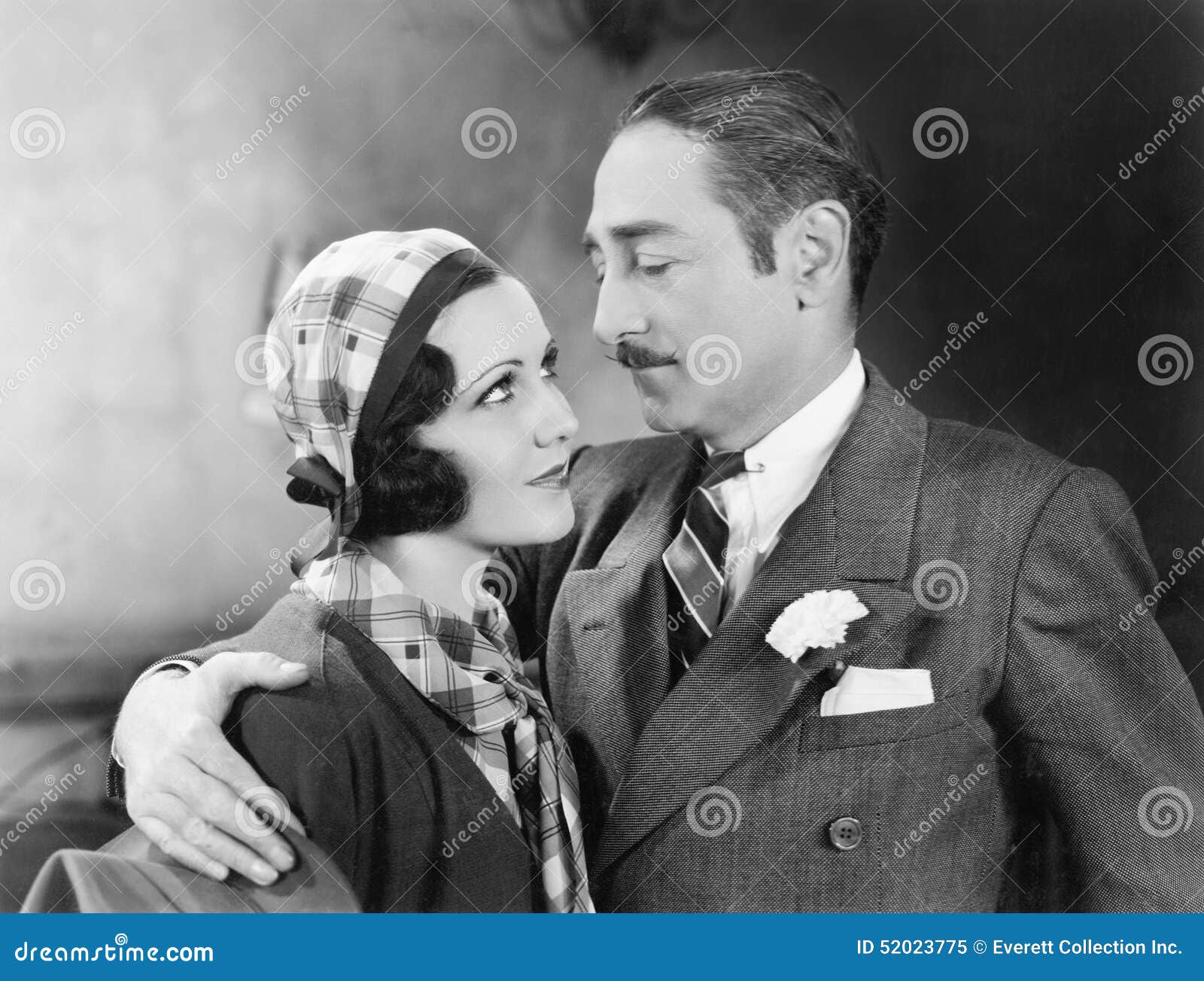 Man with His Arm Around a Woman Stock Image - Image of cherish ...