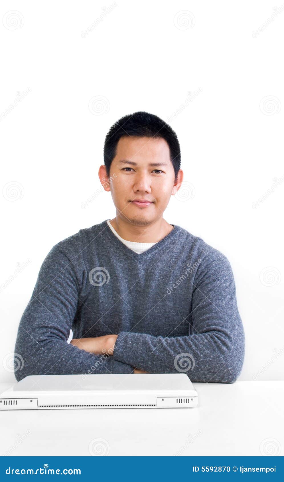 Man at his desk stock photo. Image of person, businessman - 5592870