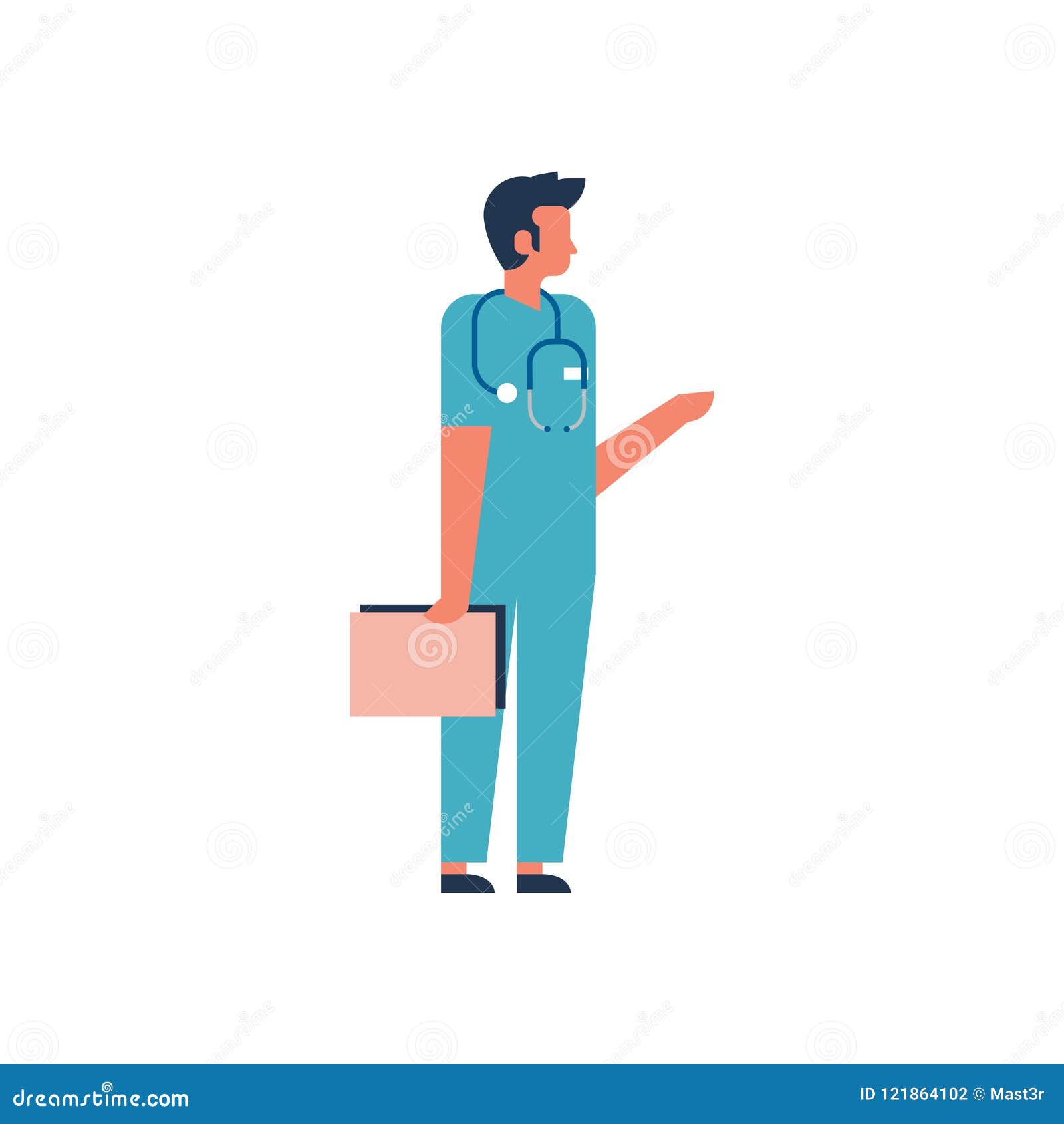 Man Hold Clipboard Medical Doctor Phonendoscope Profile Icon Male ... Man Hold Clipboard Medical Doctor Phonendoscope Profile Icon Male ...