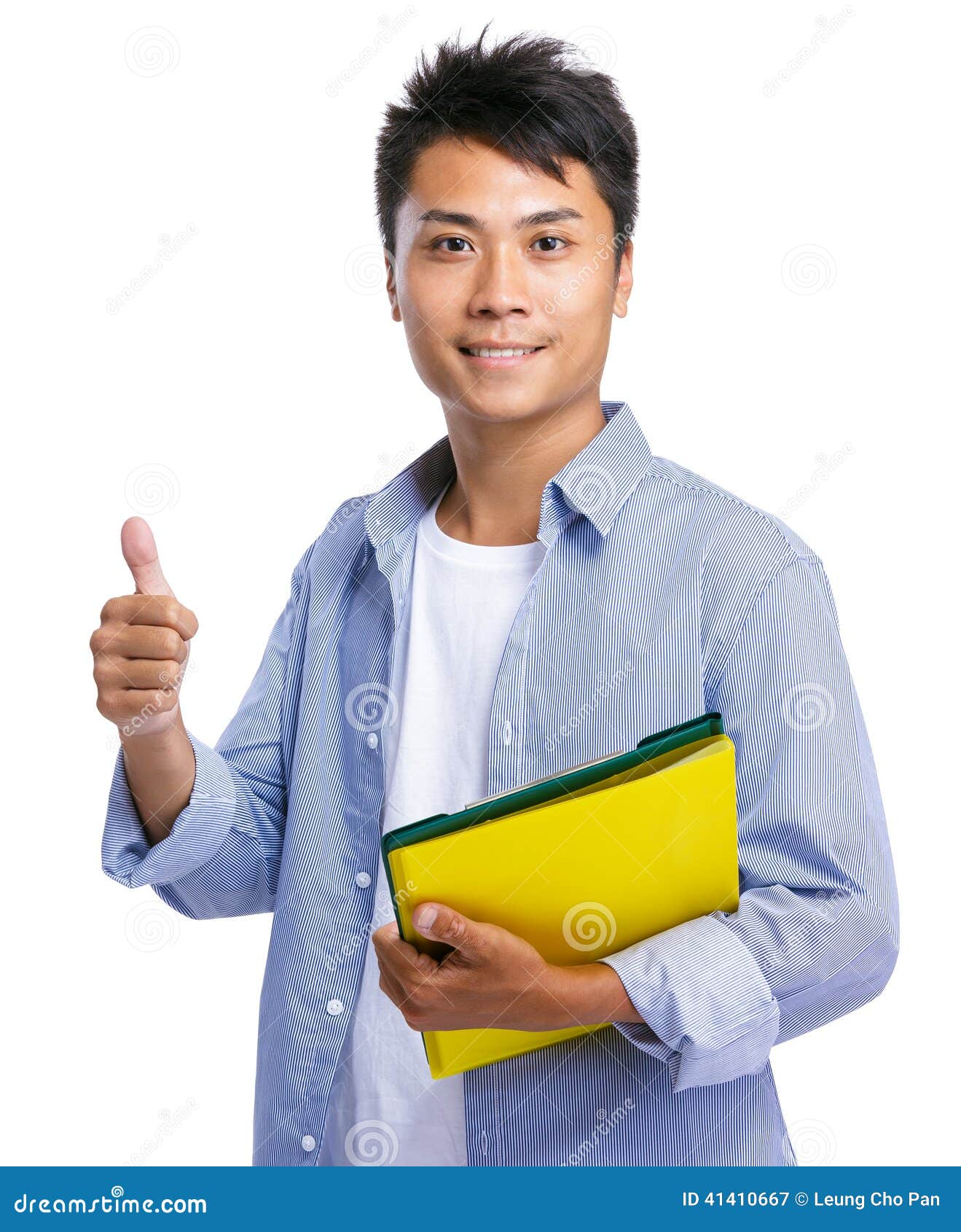 Man hold file and thumb up stock image. Image of business - 41410667