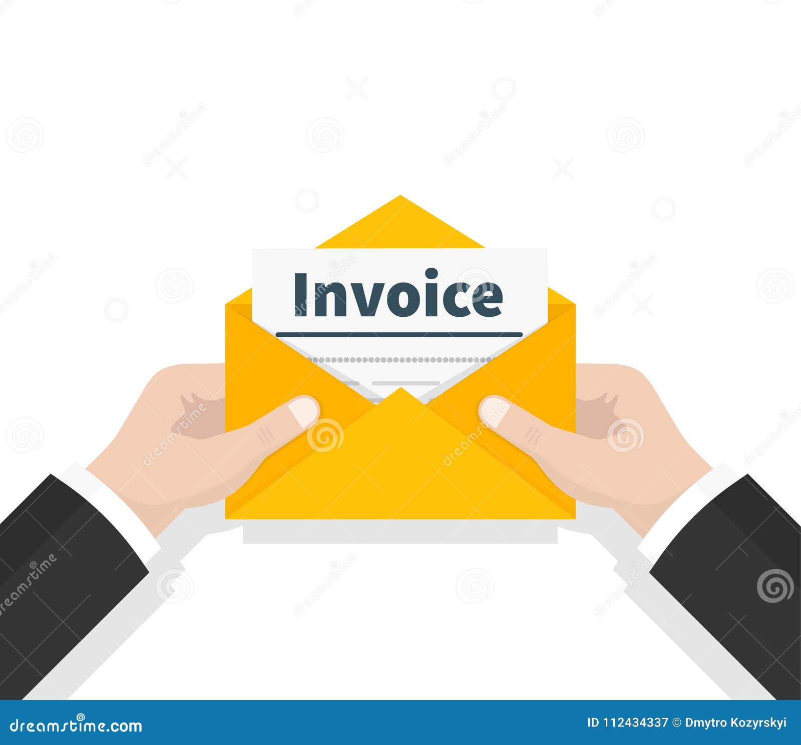 Man Hold Invoice In Hand. Order Symbol Concept. Tax Sign Design ... Man Hold Invoice In Hand. Order Symbol Concept. Tax Sign Design ...