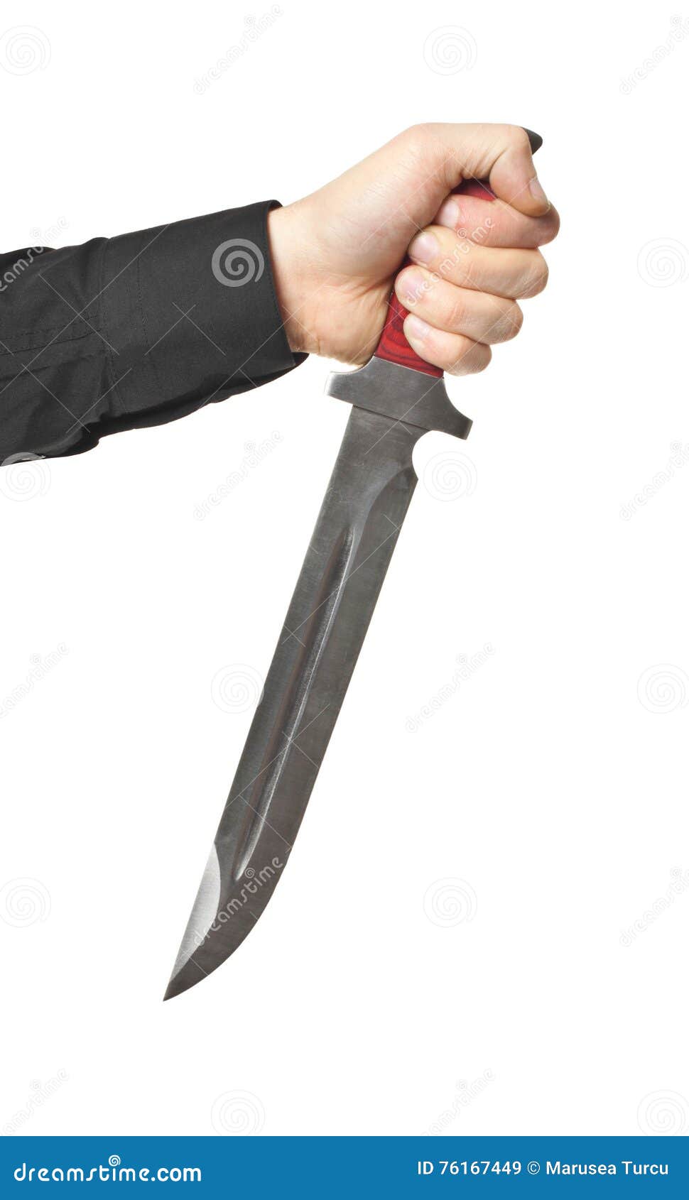 Man Hold Knife - Aggression Stock Image - Image of male, closeup: 76167449