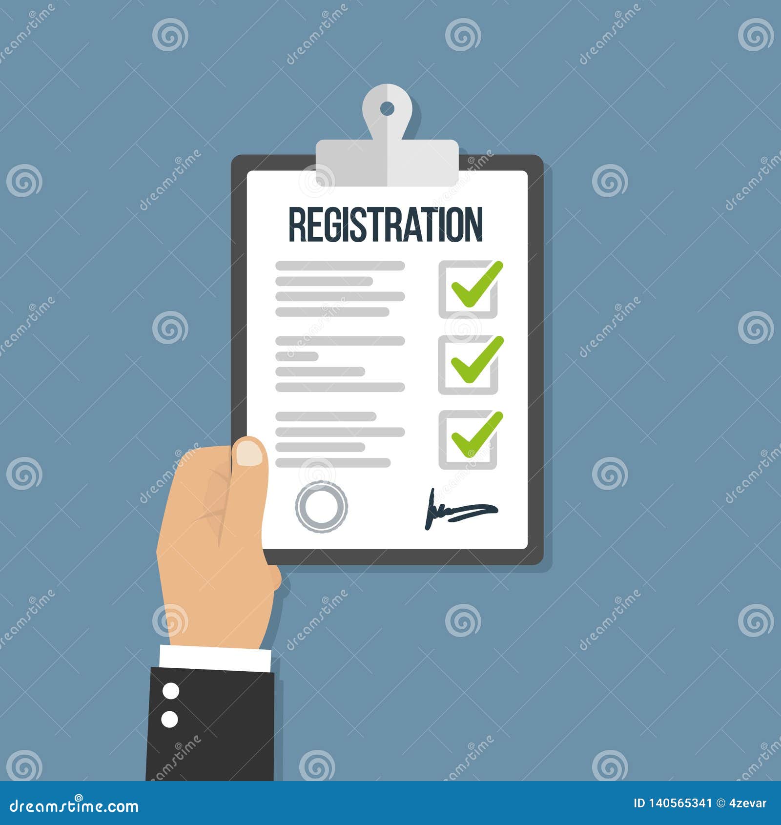 Man Hold Registration Clipboard Flat Icon Stock Vector - Illustration ... Man Hold Registration Clipboard Flat Icon Stock Vector - Illustration ...