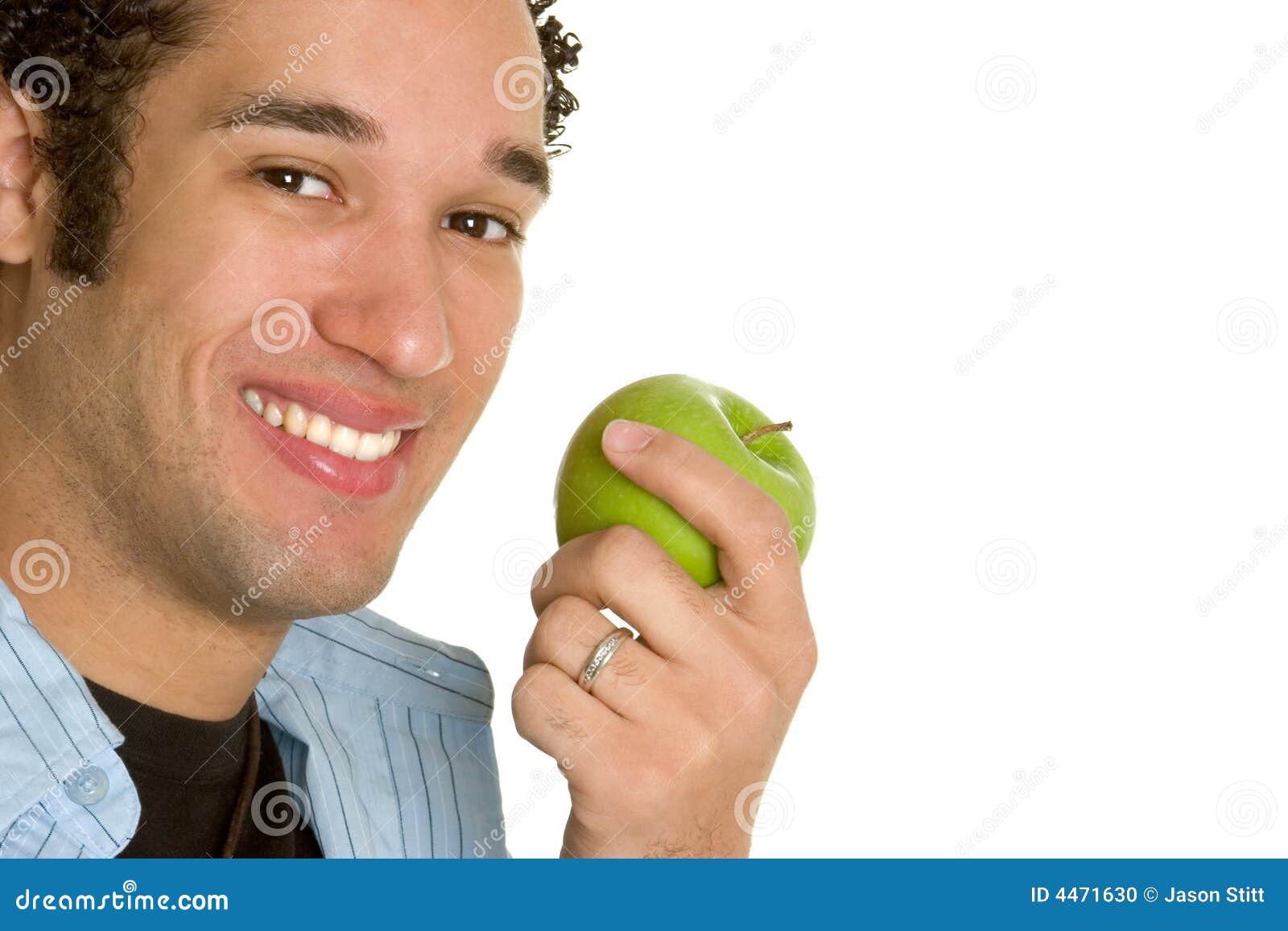 Man Holding Apple stock photo. Image of white, green, african - 4471630