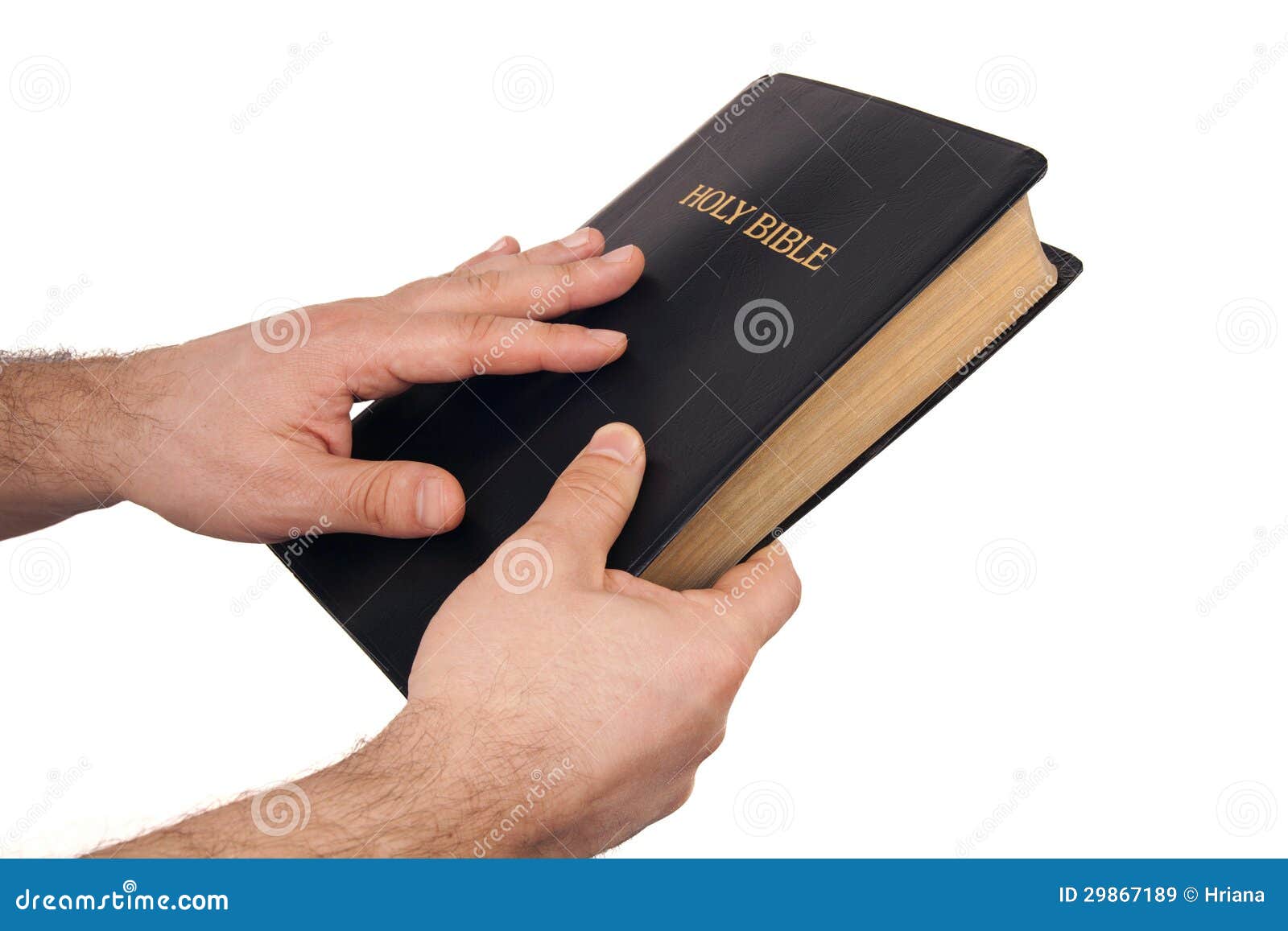 Man Holding a Bible stock image. Image of christianity - 29867189