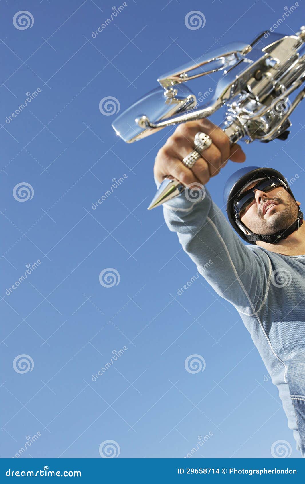 Man Holding Bike Accelerator Stock Photo - Image of latin, bike: 29658714