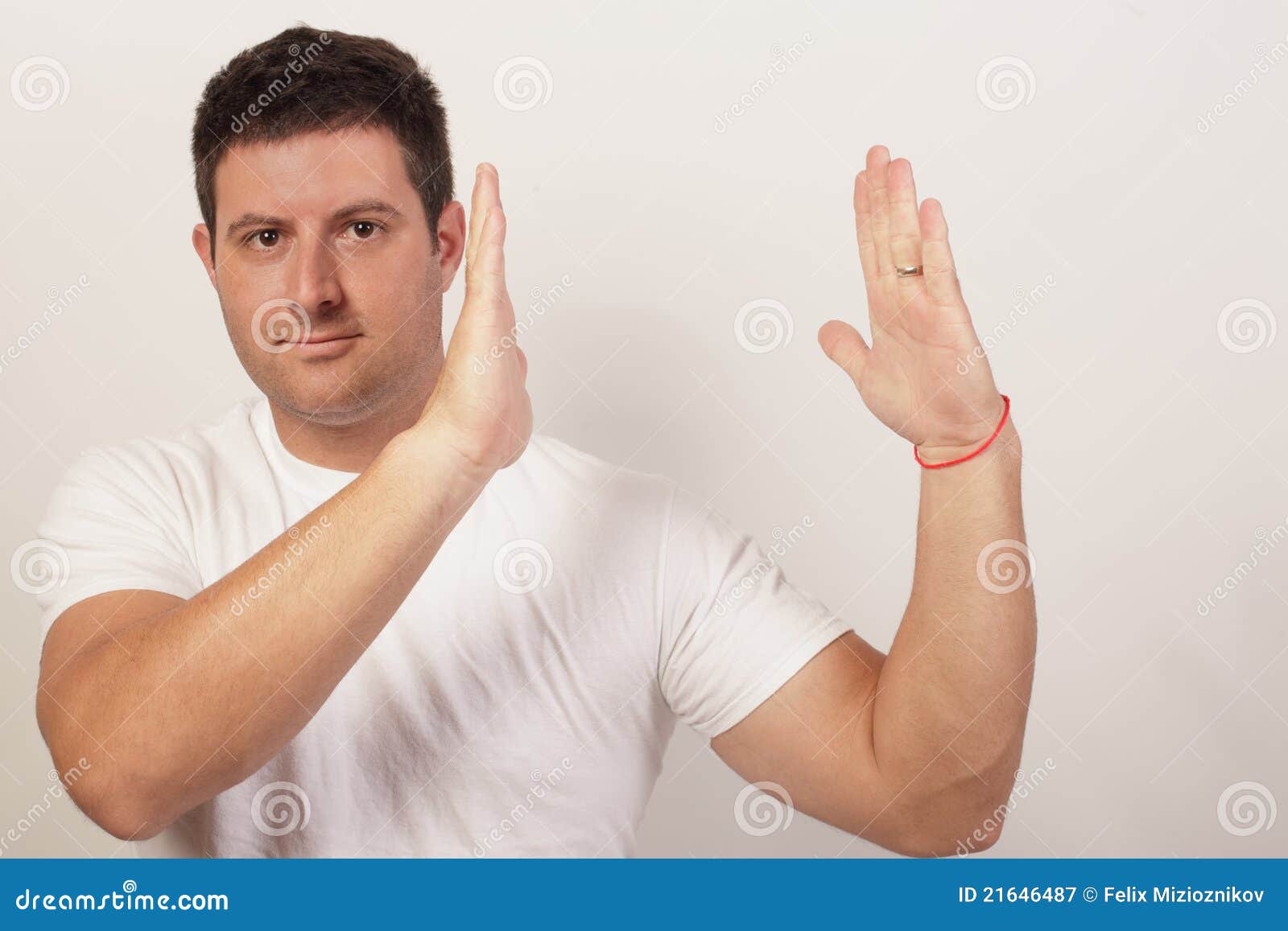 Man holding blank space stock image. Image of open, copyspace - 21646487