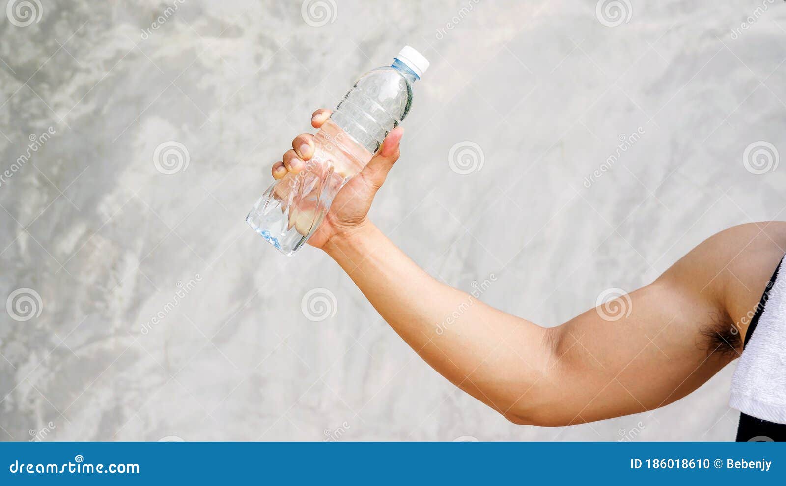 Man Holding a Bottle of Water Stock Photo - Image of people, exercise ...