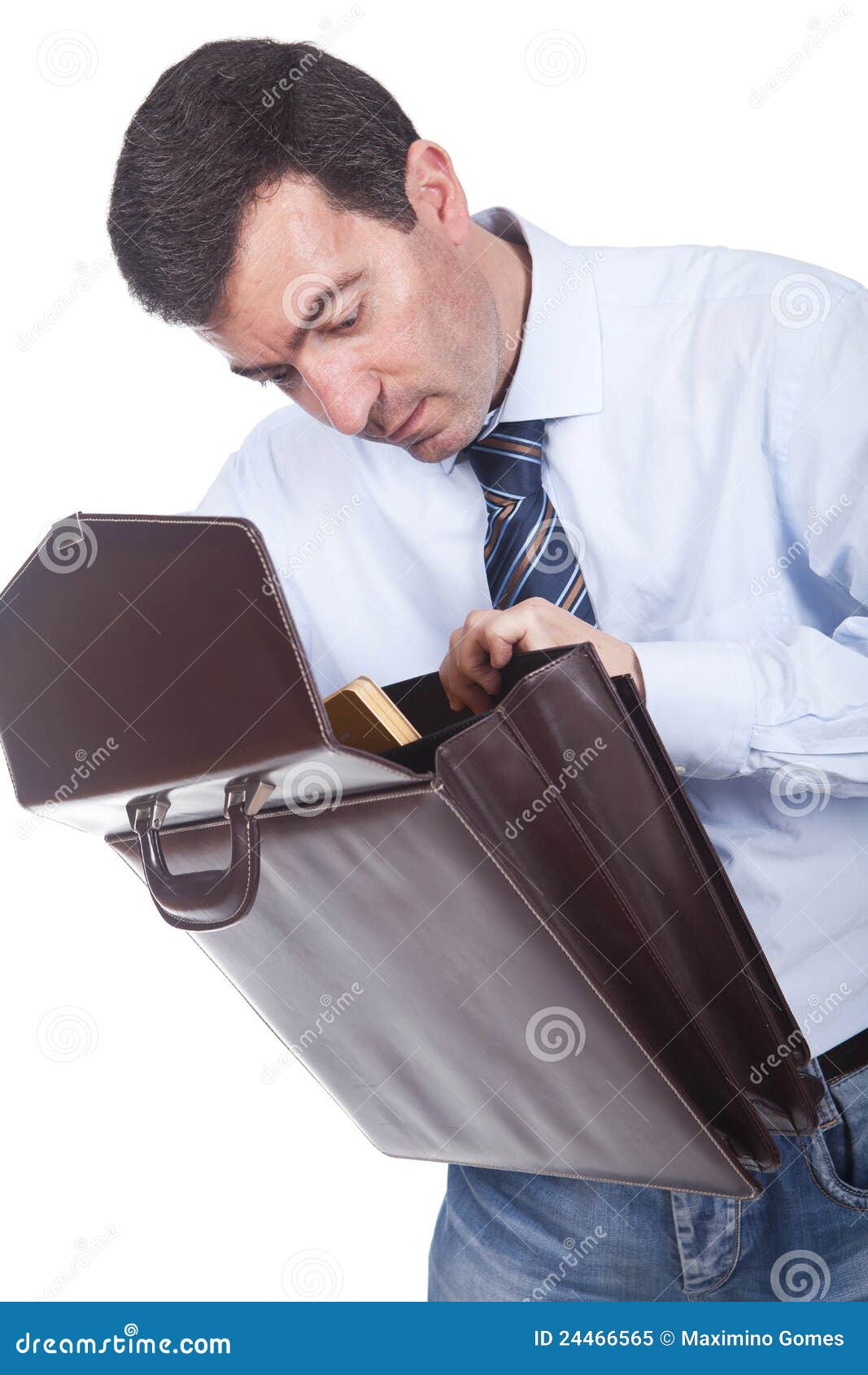 Man holding a briefcase stock image. Image of information - 24466565