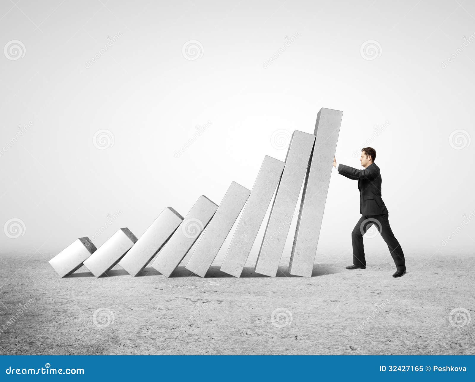 Man holding column stock image. Image of creative, businessman - 32427165