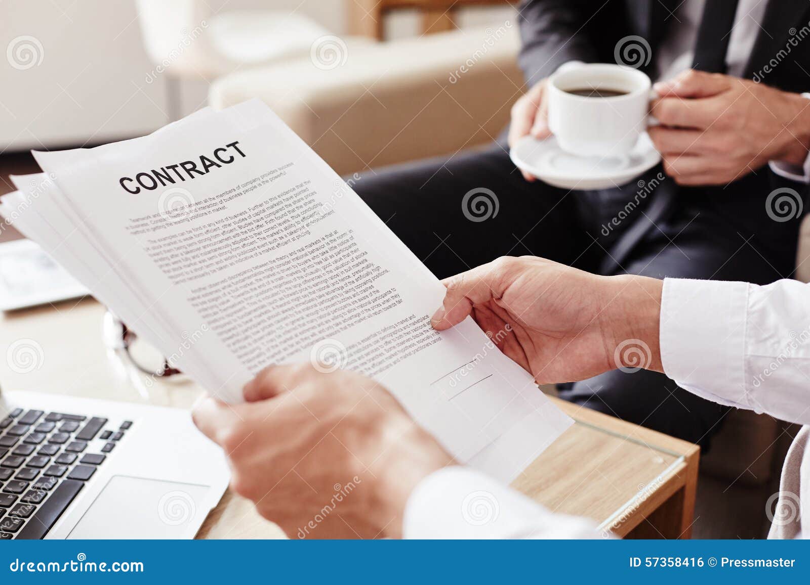 Man holding contract stock photo. Image of executive - 57358416
