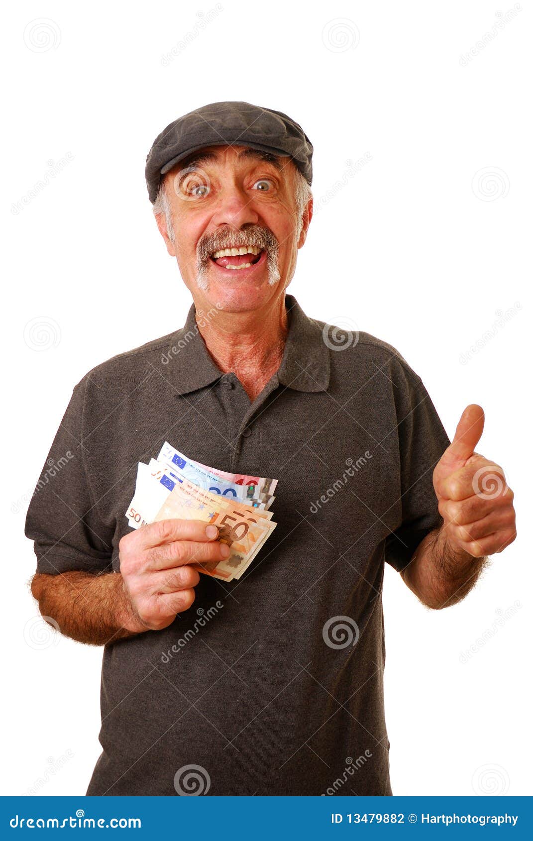 Man holding euros stock photo. Image of happy, money - 13479882