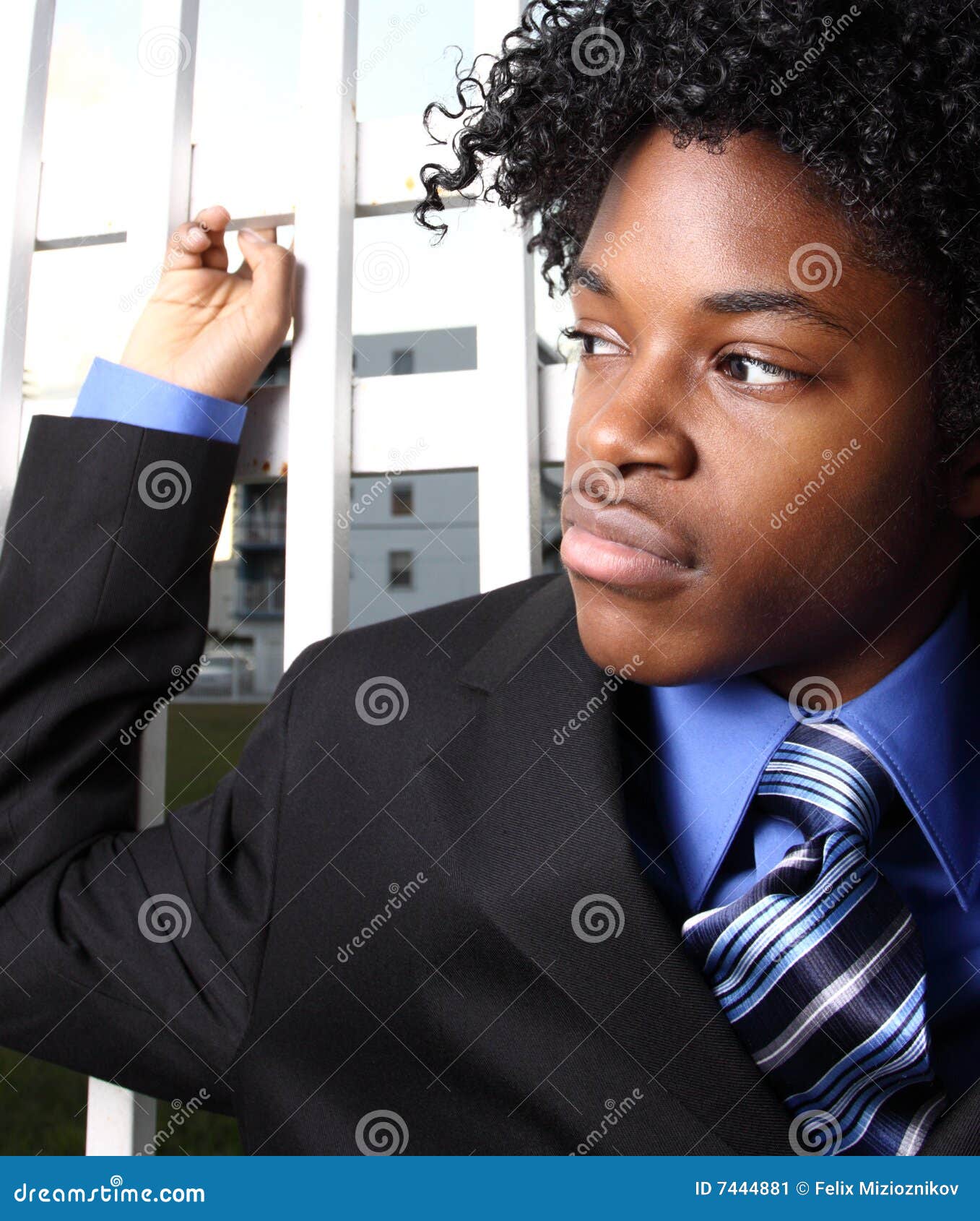 Man holding a fence stock image. Image of holding, person - 7444881