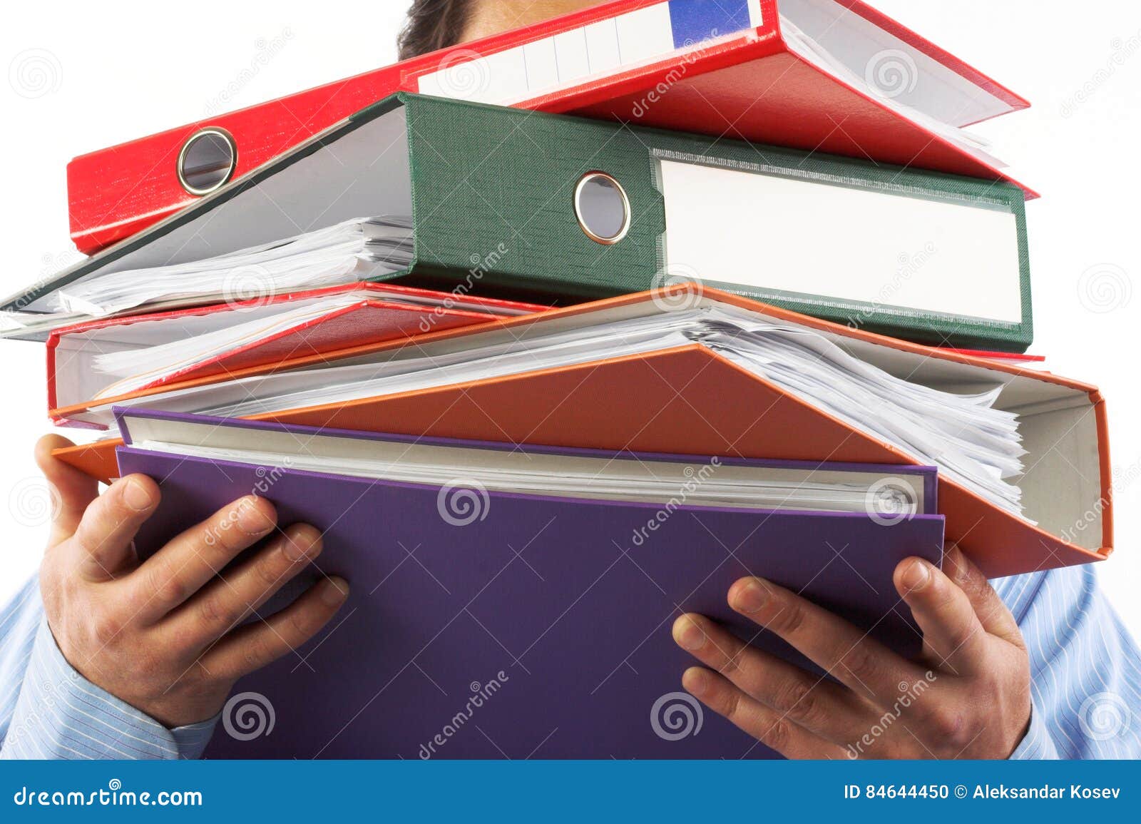 Man holding files stock photo. Image of professional - 84644450