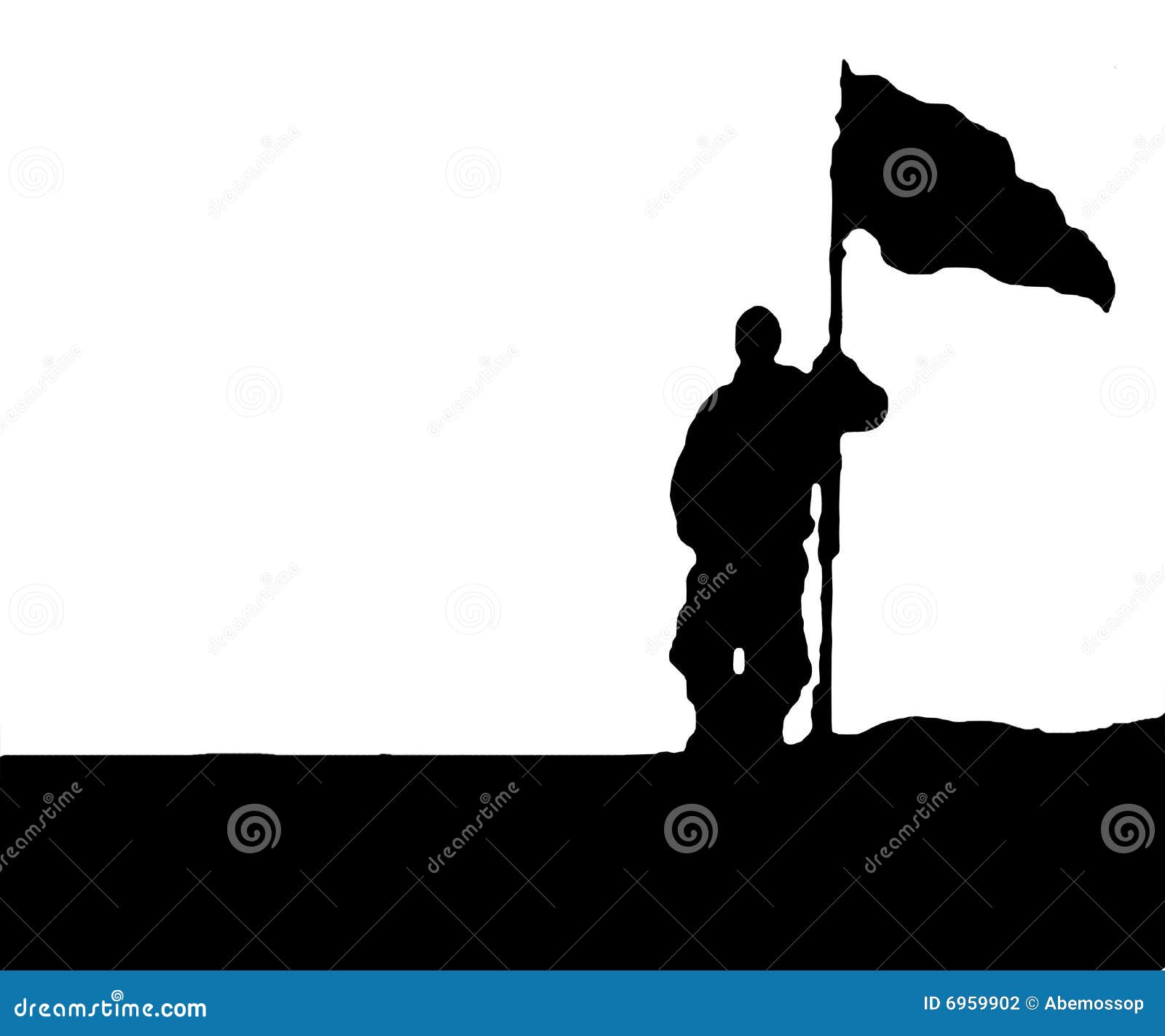 Man Holding Flag - Isolated Stock Vector - Illustration of success ... Man Holding Flag - Isolated Stock Vector - Illustration of success ...