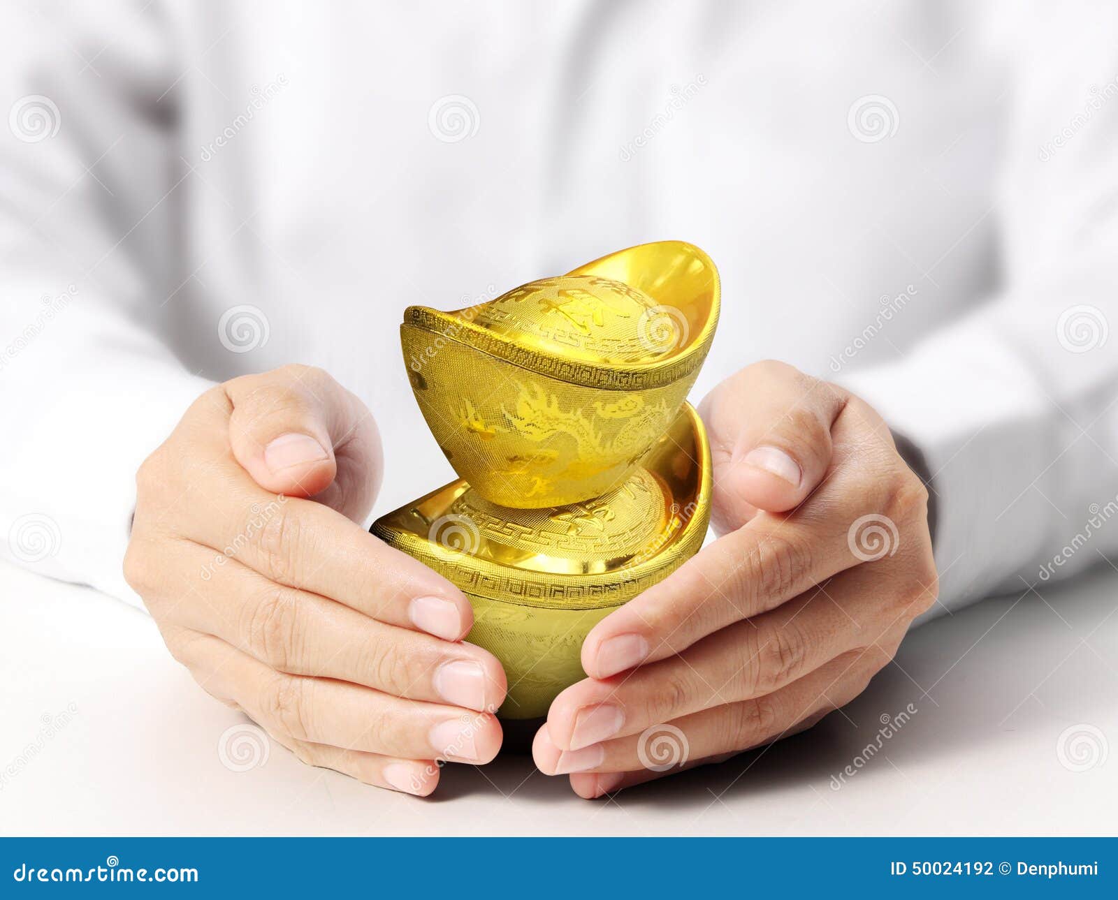 Man holding a golds stock photo. Image of blessings, background - 50024192
