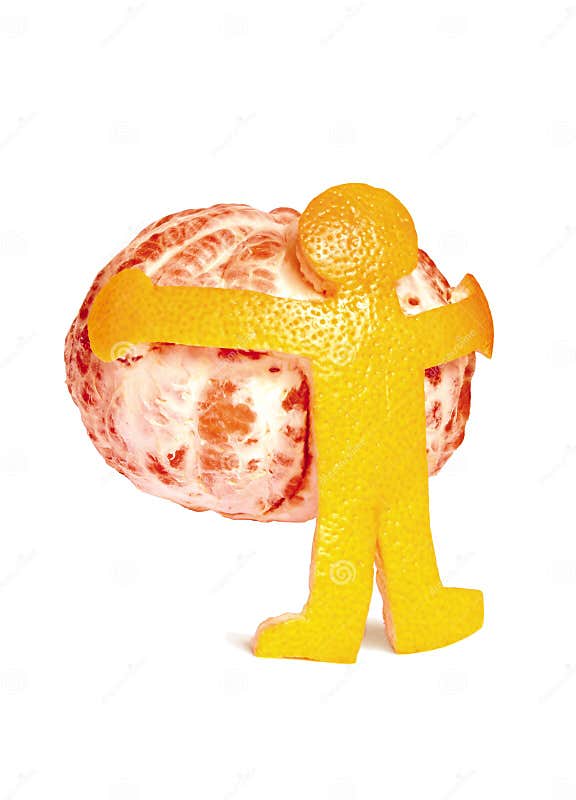 Man holding a grapefruit stock photo. Image of isolated - 19675770