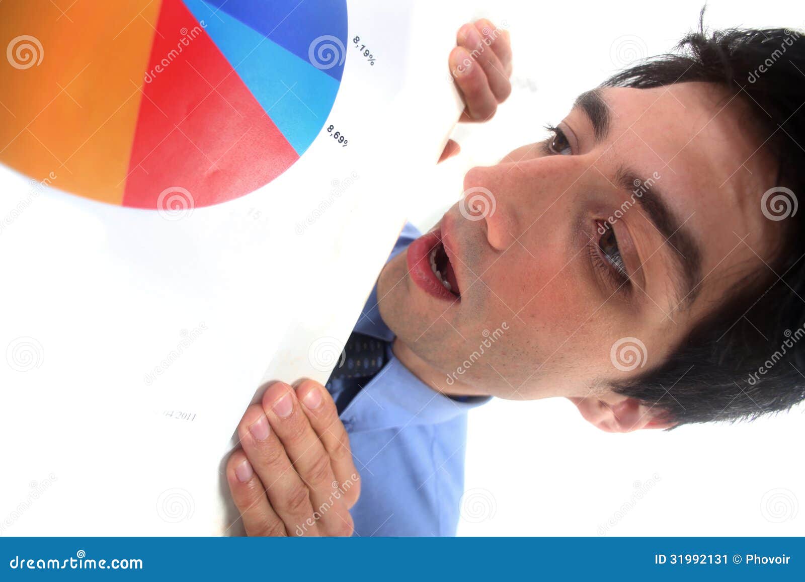 Man holding graphs stock image. Image of figure, plot - 31992131