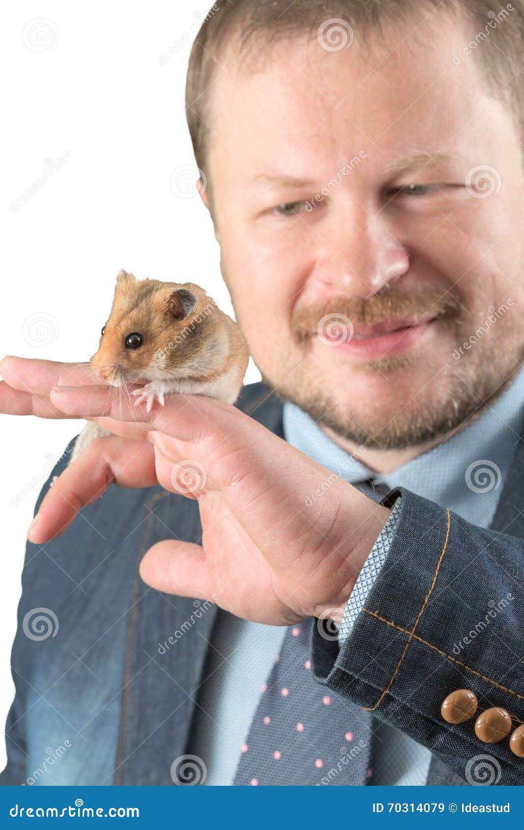 Man Holding Hamster On Arm Royalty-Free Stock Photo | CartoonDealer.com ...