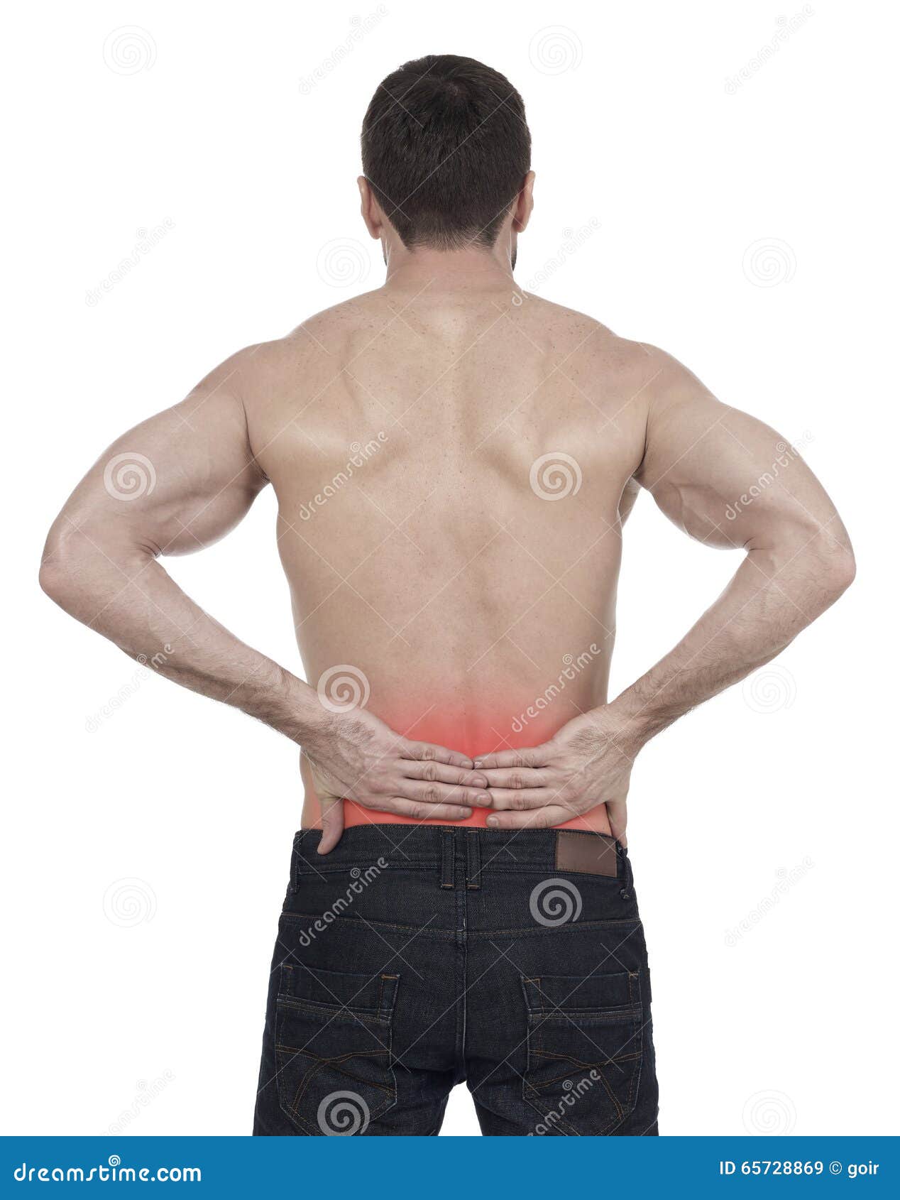 Man holding his torso stock image. Image of injury, pressure - 65728869