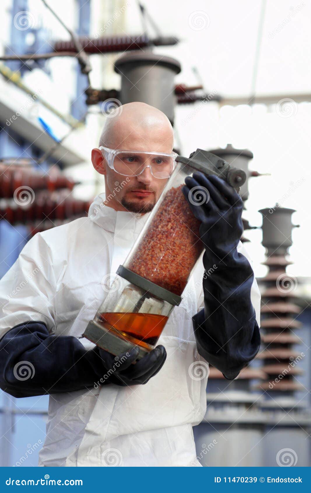 Man Holding Industrial Tube Stock Image - Image of bomb, carrying: 11470239