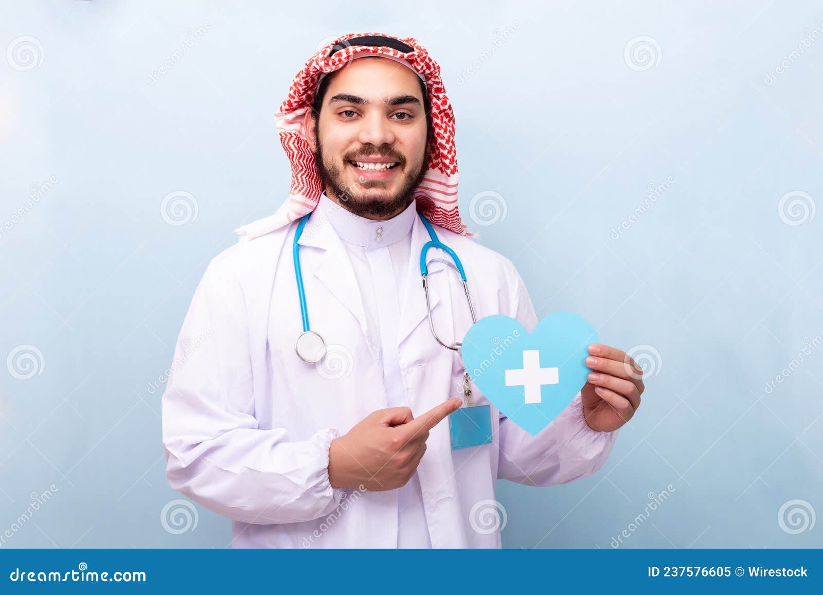 Man Holding an Insurance Policy Sign Stock Image - Image of muslim ...