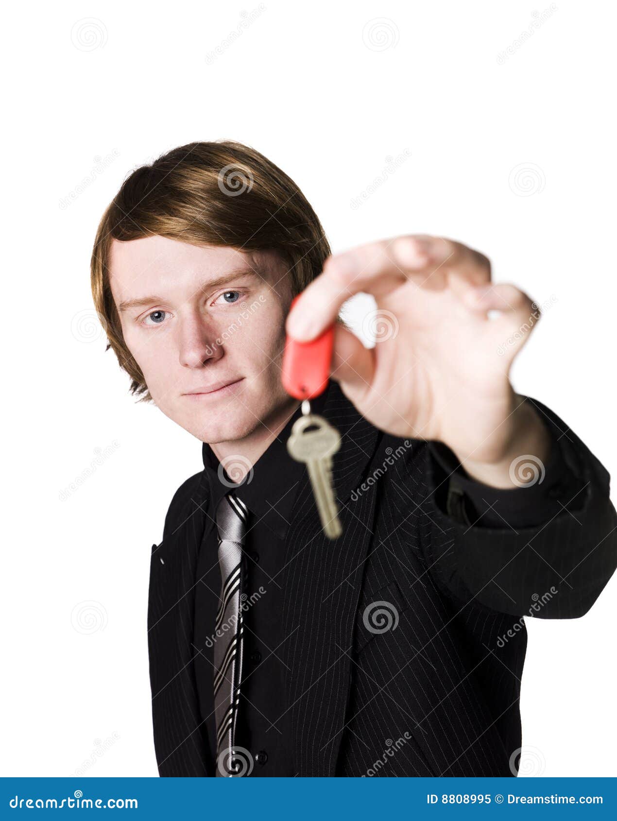 Man holding a key stock image. Image of safe, background - 8808995
