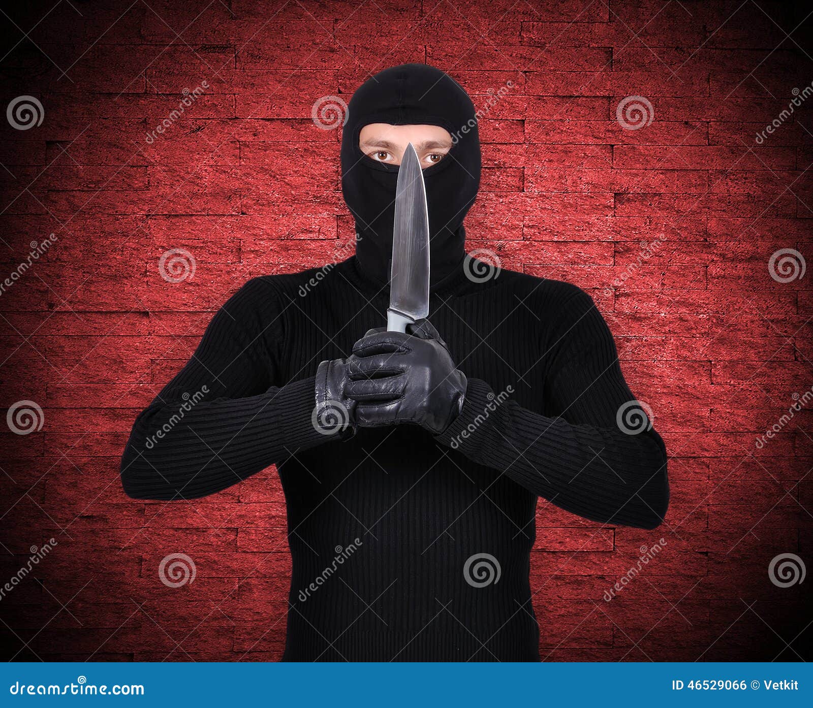 Man holding knife stock photo. Image of gangster, holding - 46529066