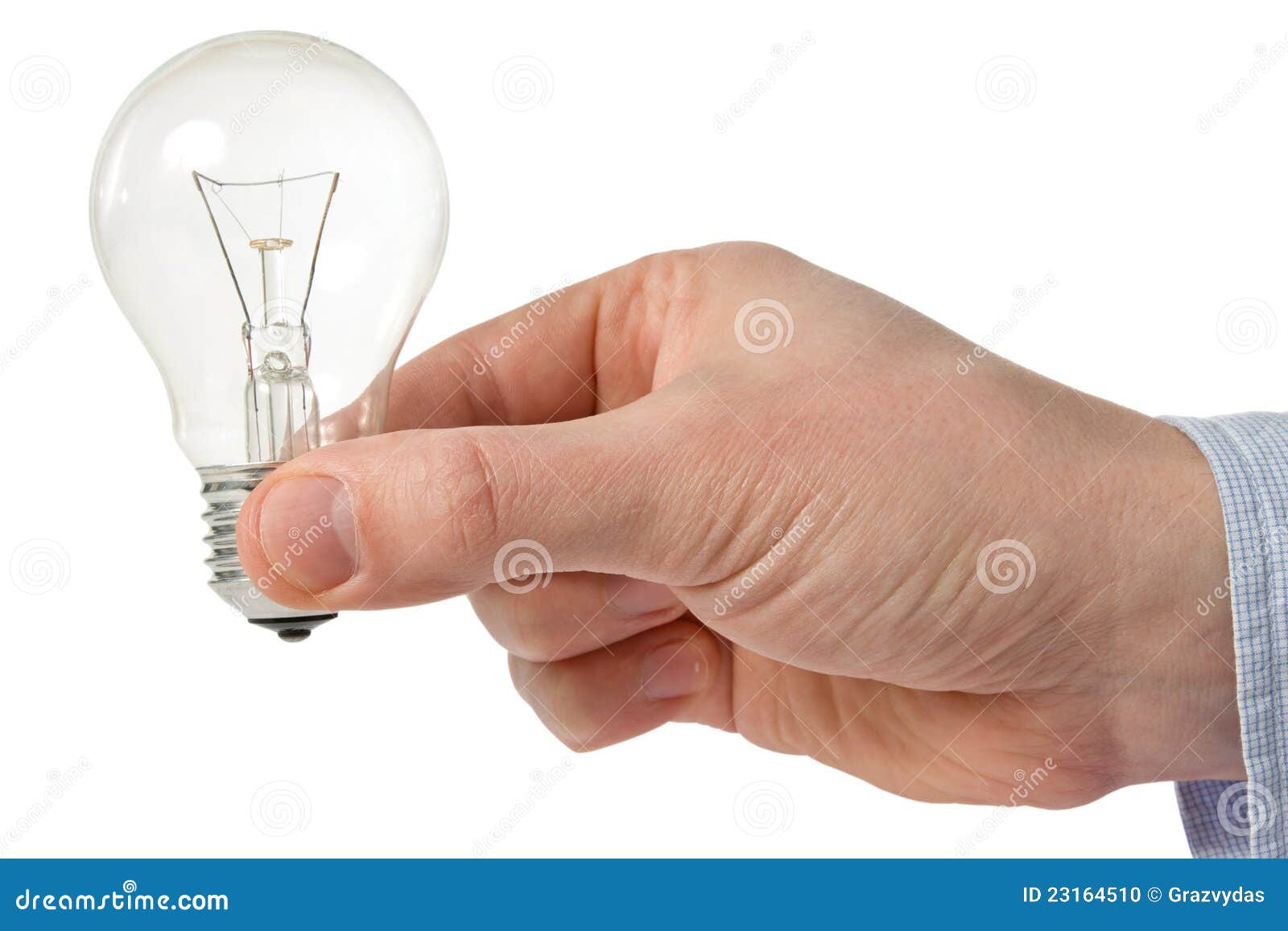 Man holding light bulb stock photo. Image of electric - 23164510