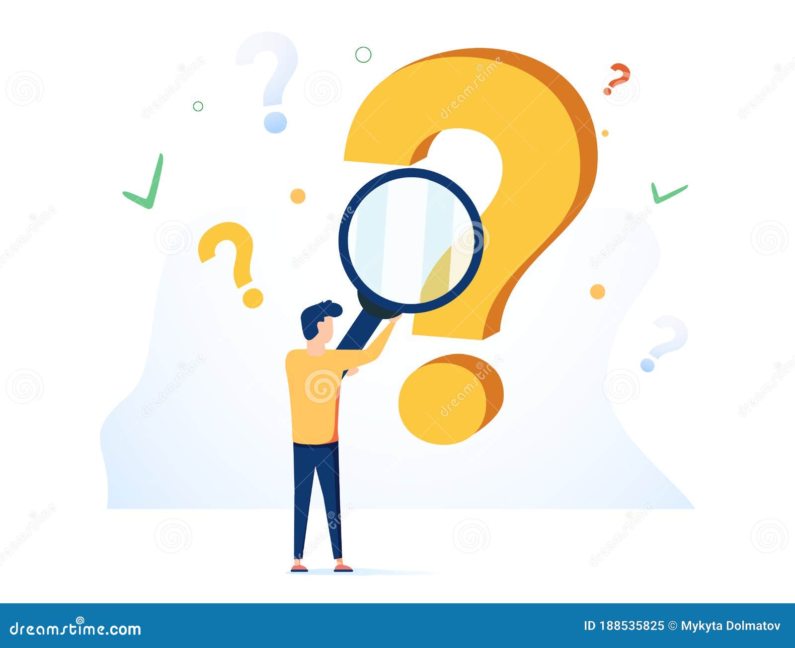 3d Man Holding Interrogation Mark Stock Image | CartoonDealer.com #35616259