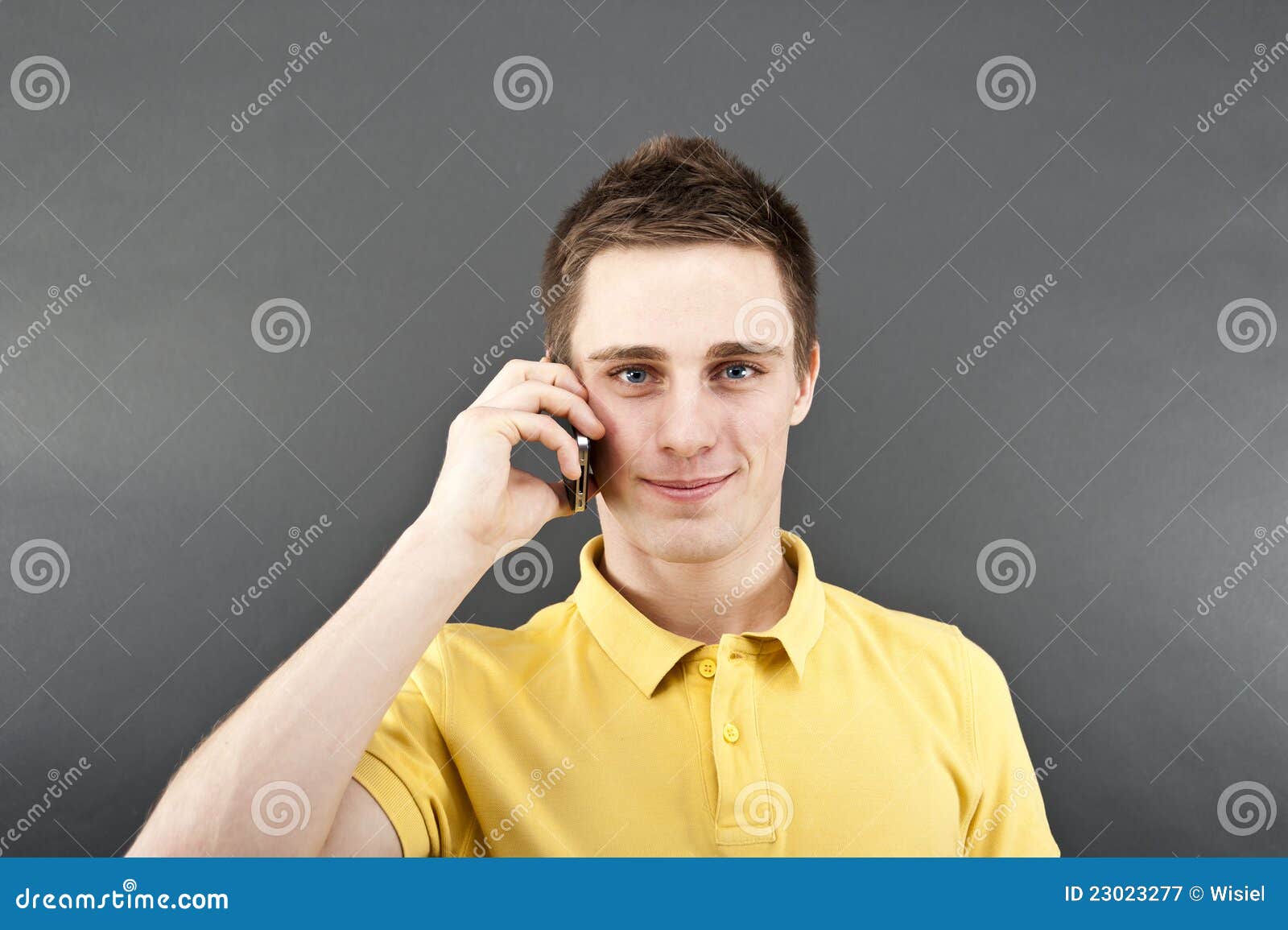 Man holding mobile phone stock image. Image of hand, person - 23023277