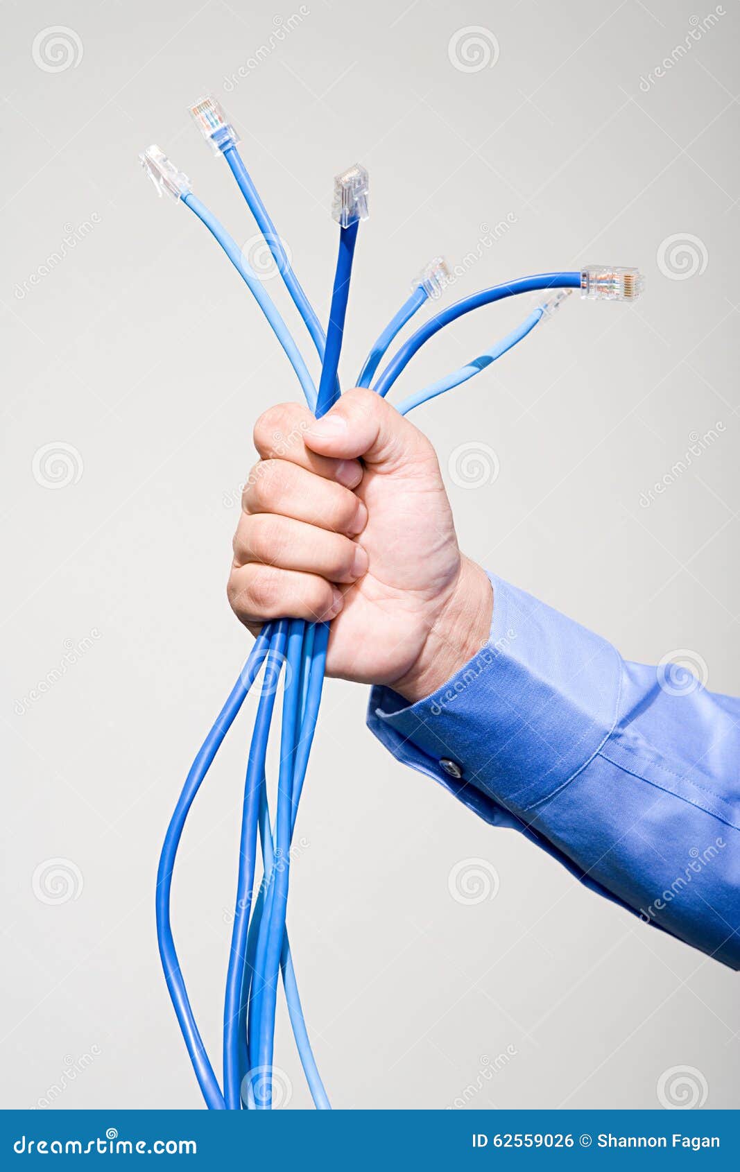 Man holding network cables stock photo. Image of black - 62559026