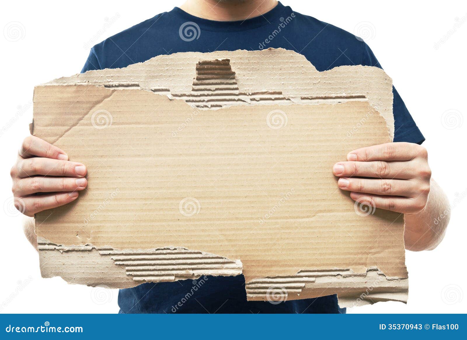 Man Holding Old Crumpled Paper Stock Image - Image of blank, brown ...