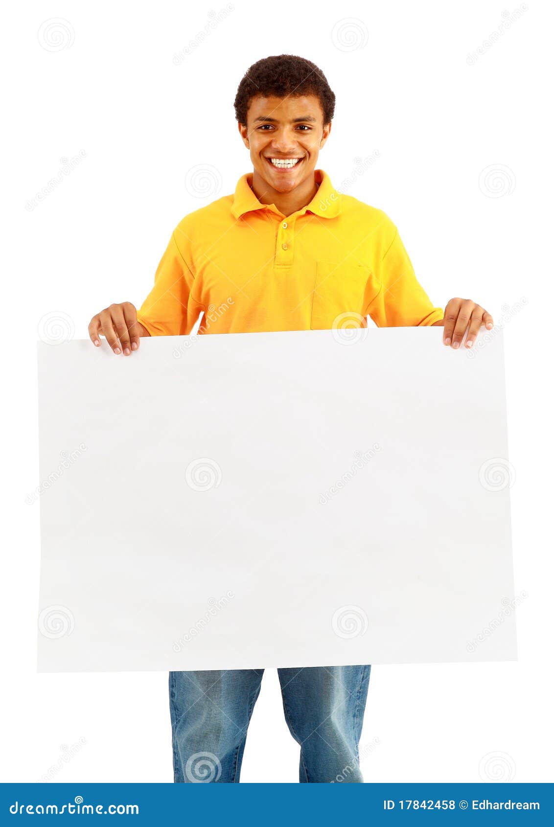 Man holding paper stock photo. Image of businessman, corporate - 17842458