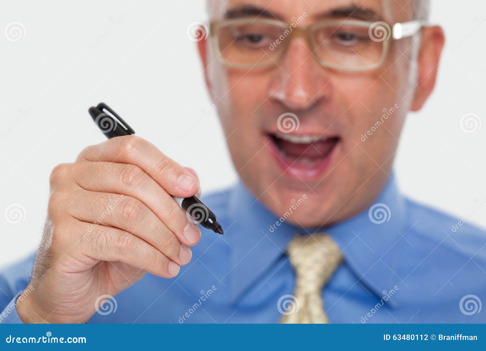 Man holding a pen stock photo. Image of success, education - 63480112